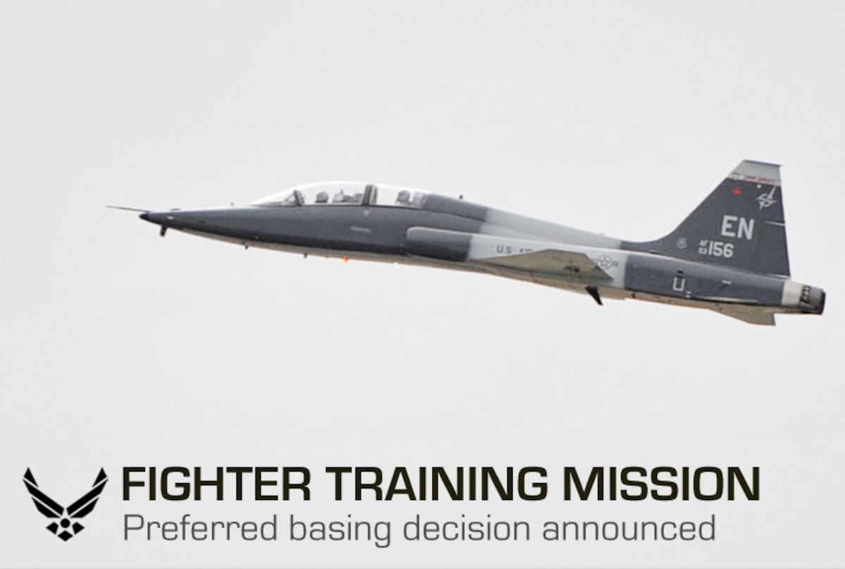 Air Force announces fighter training mission preferred basing decision ...