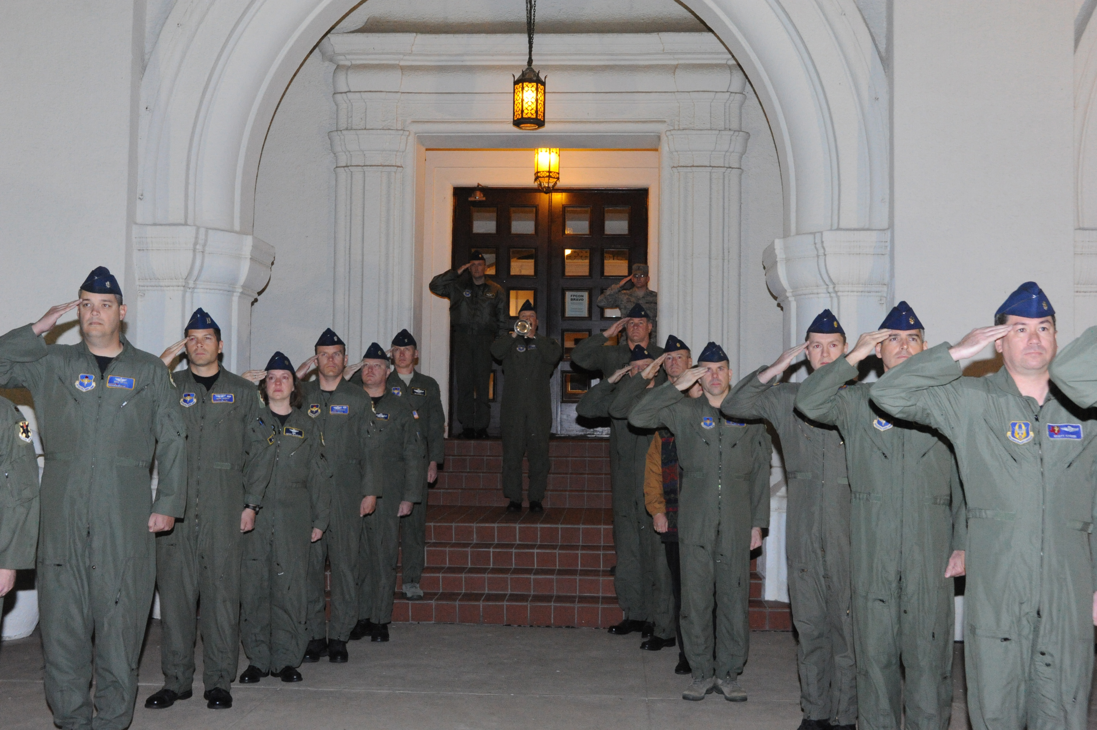 Memorial Flag Lowering