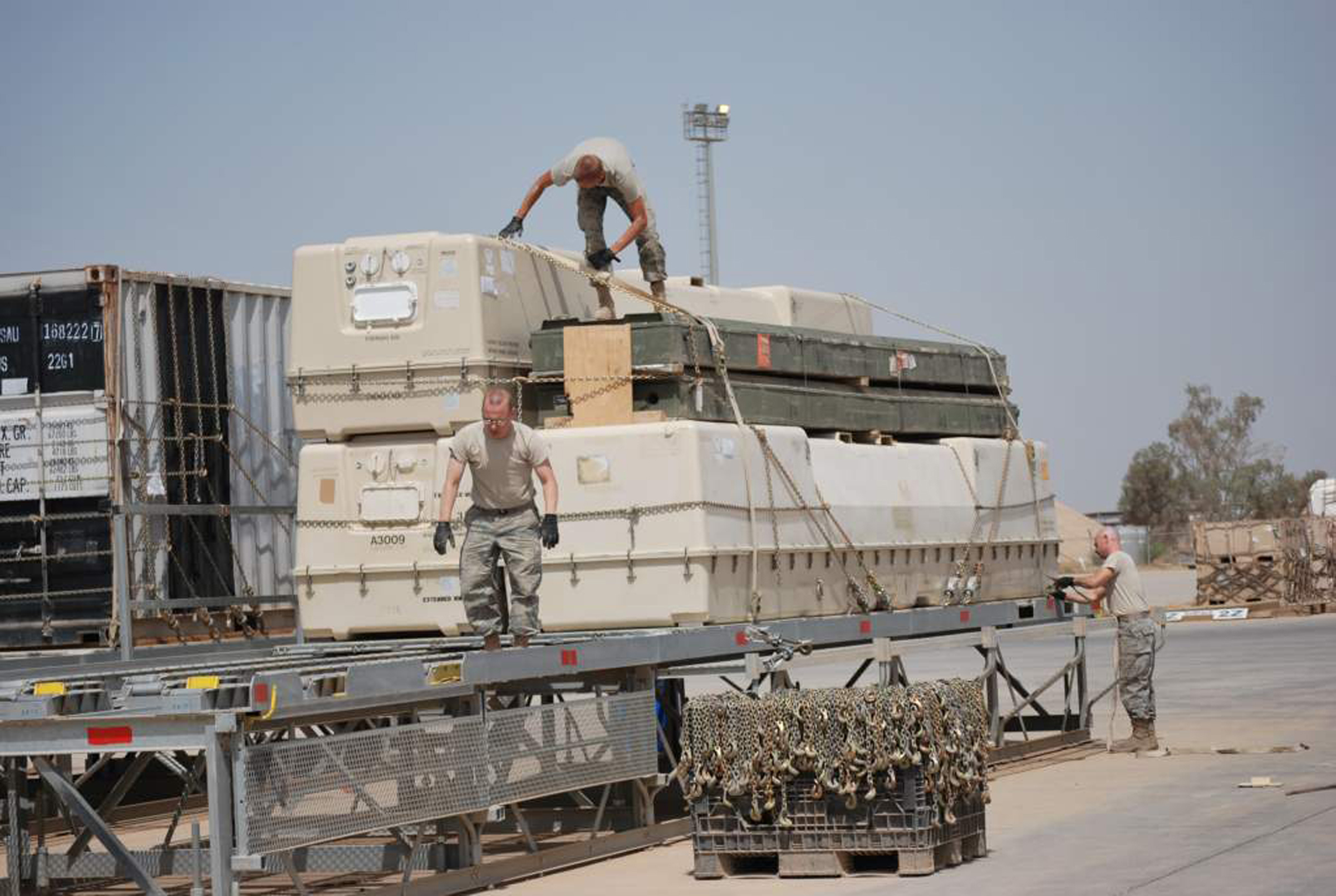87th APS members in action