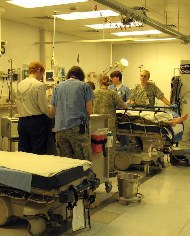 The operating rooms at Staff Sgt. Heathe N. Craig Joint Theater ...