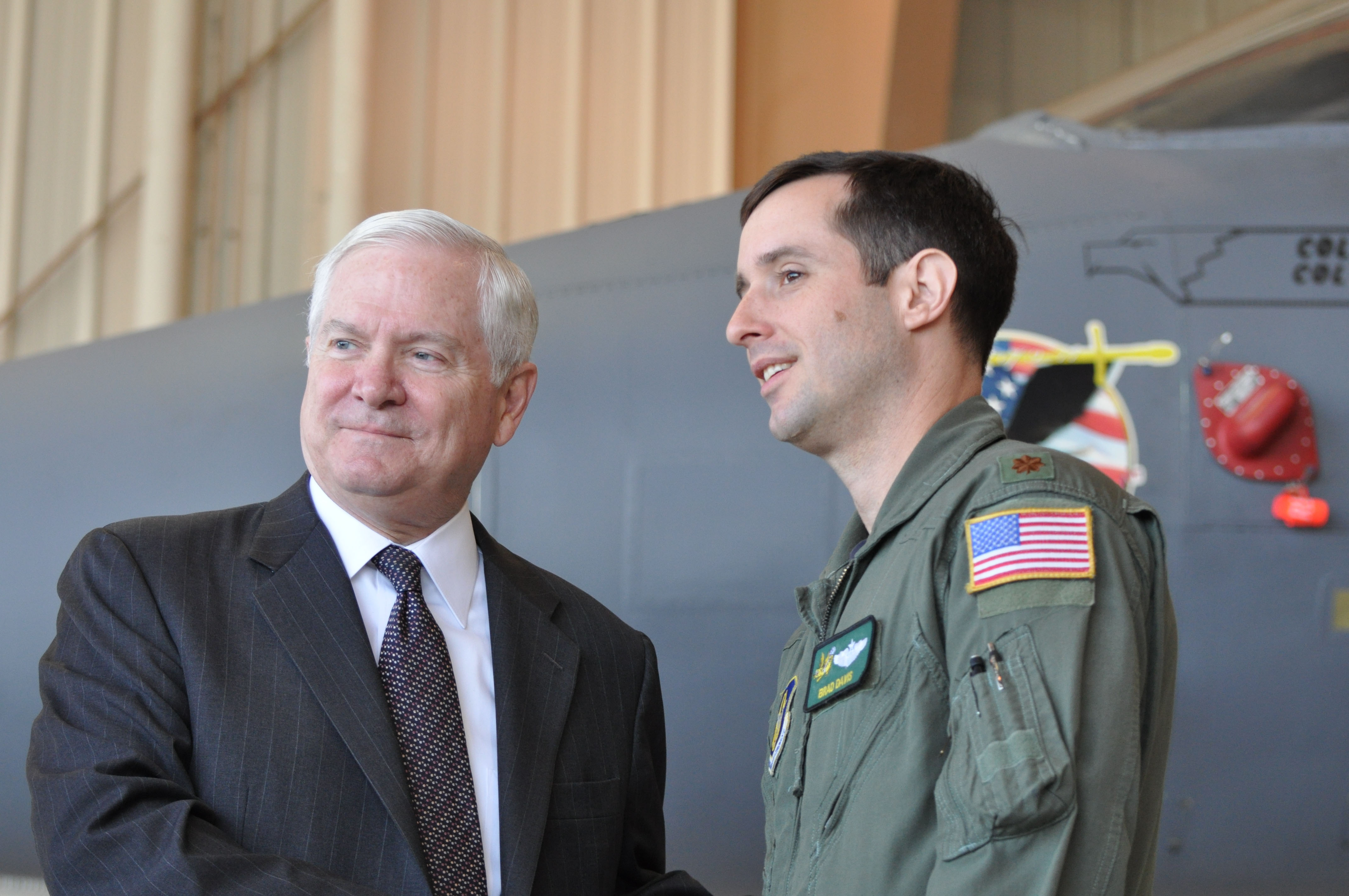 Secretary of Defense says 'thank you' to Total Force Airmen at Seymour ...