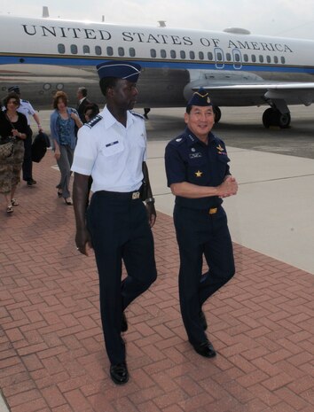 Commander-in-Chief Royal Thai Air Force Visits Randolph and Lackland AFBs