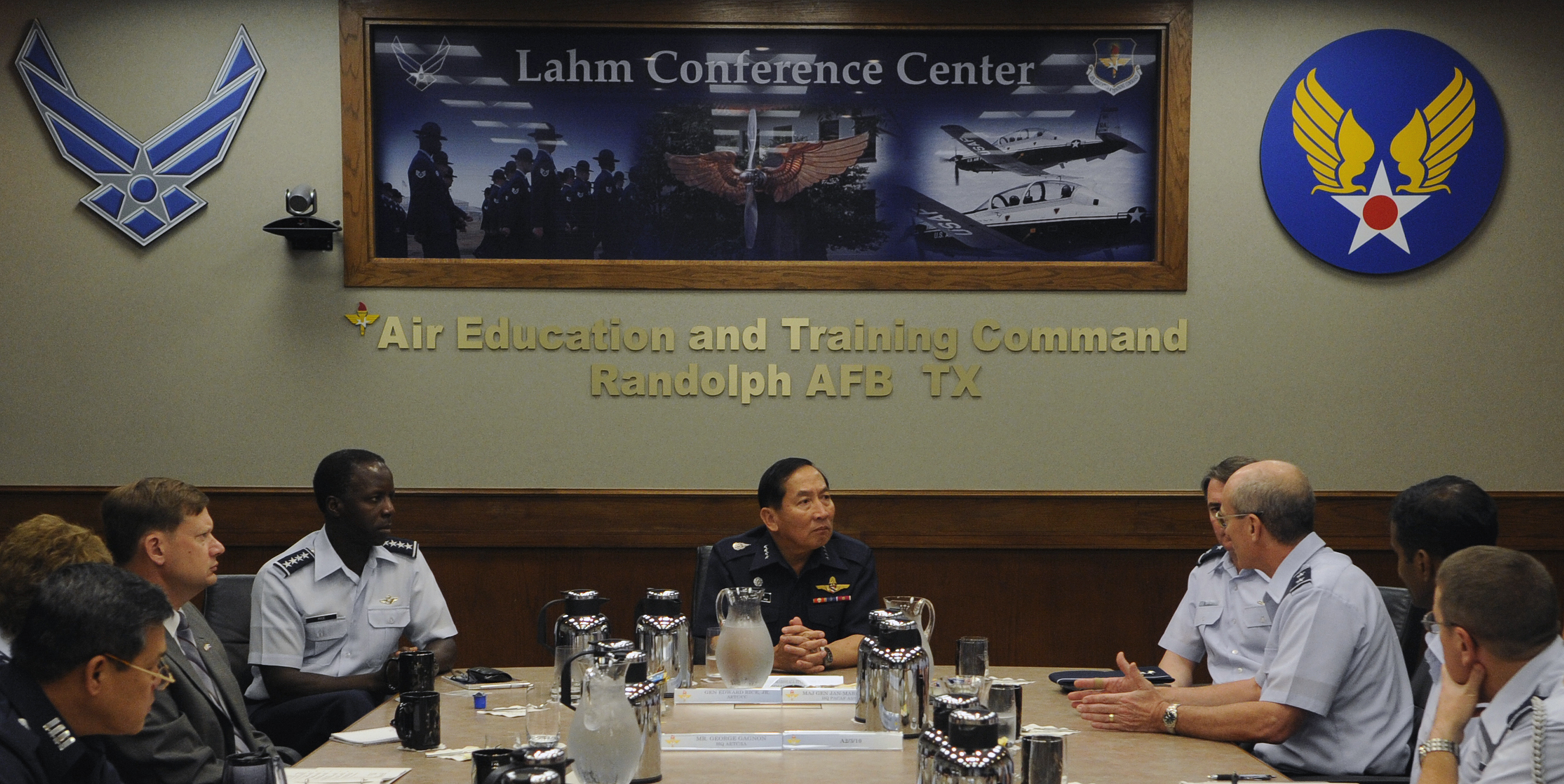 Commander-in-Chief Royal Thai Air Force Visits Randolph and Lackland AFBs