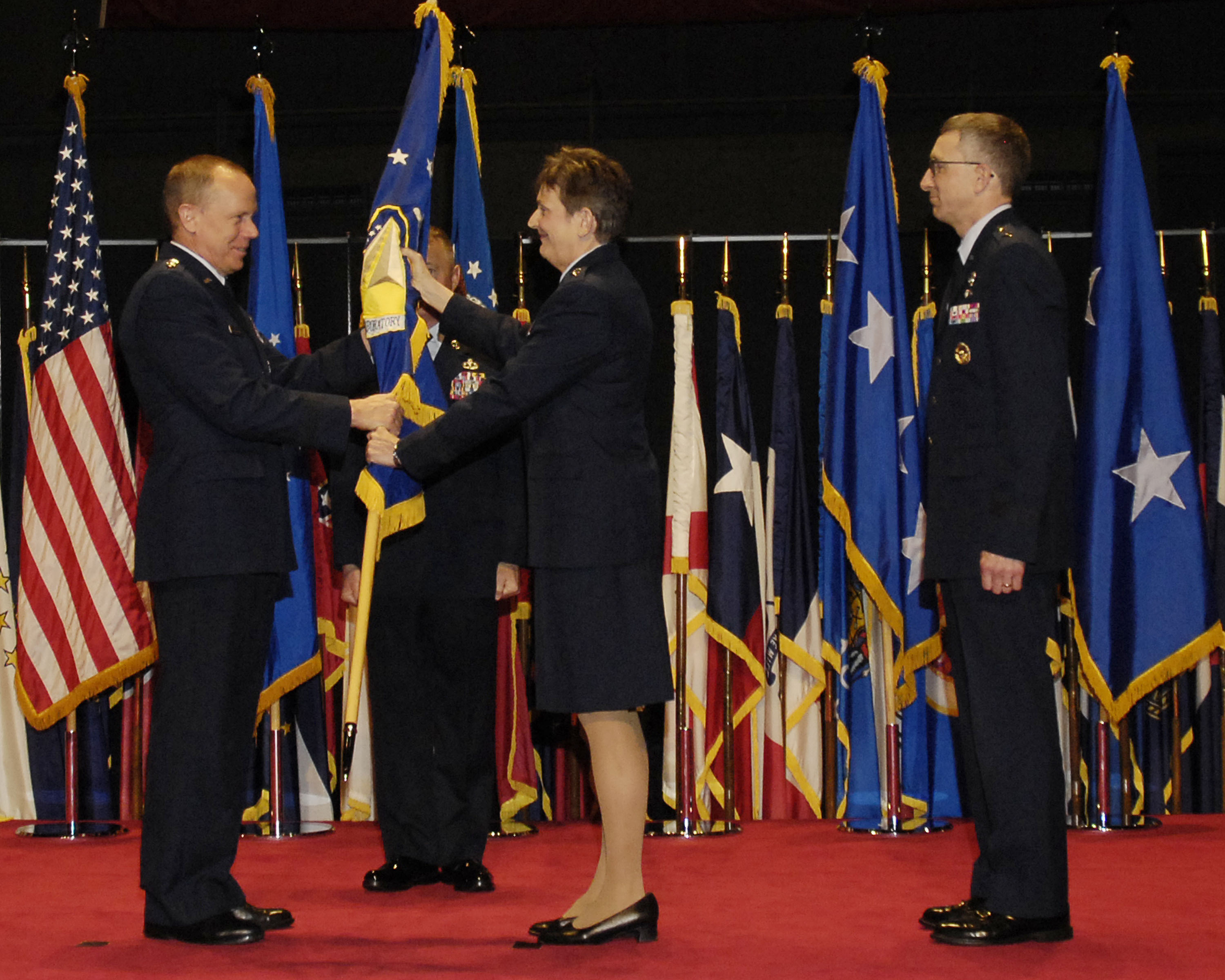AFRL change of command ceremony