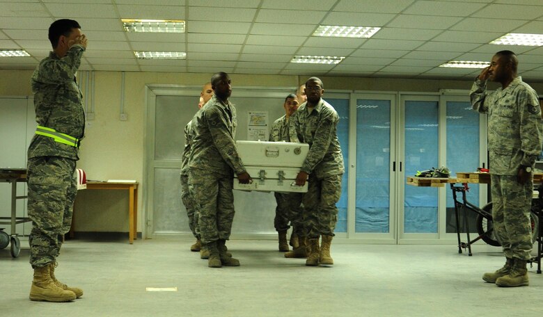 387th Airmen pay highest respect, play key role in dignified transfer ...