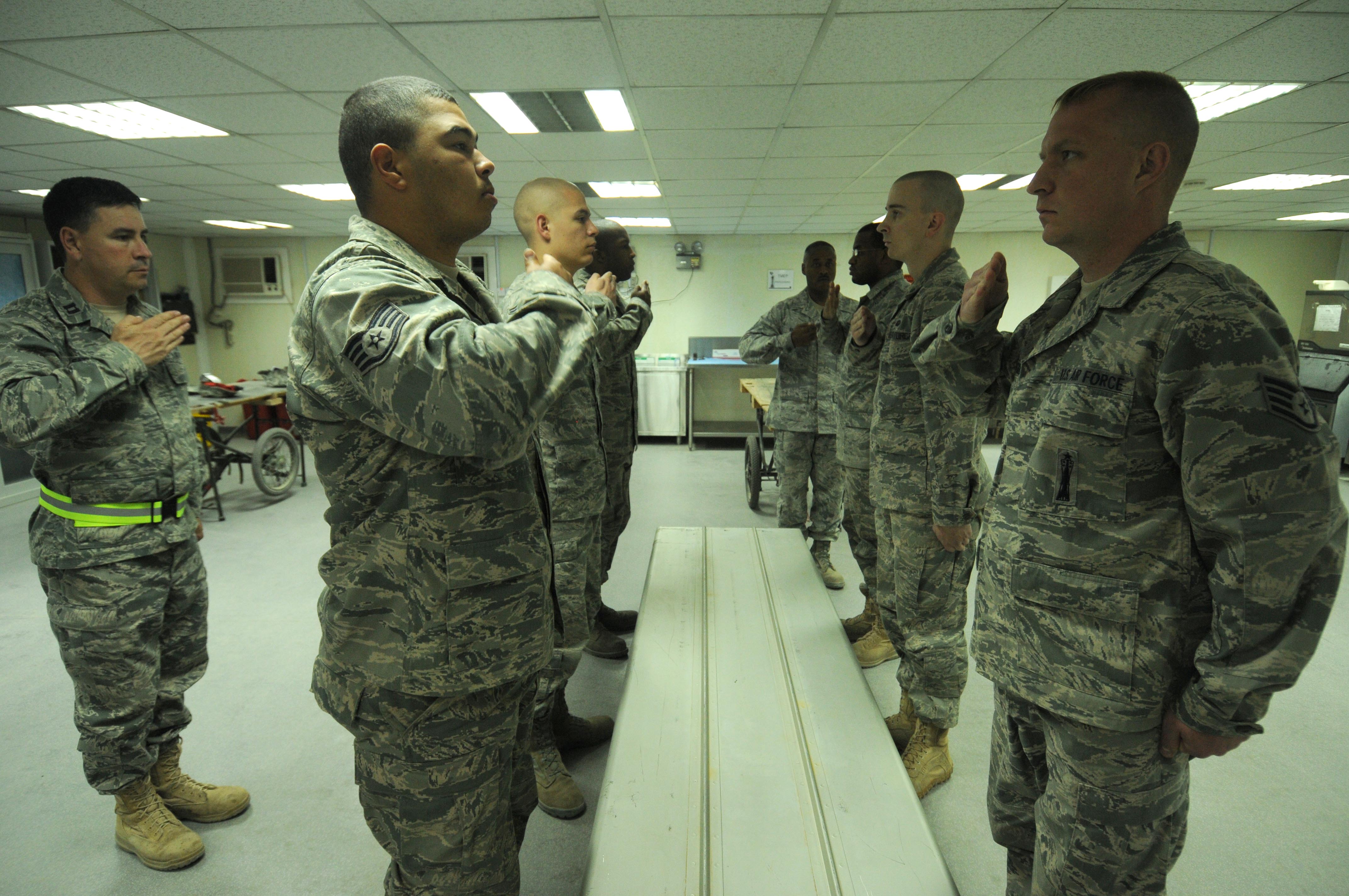 387th Airmen pay highest respect, play key role in dignified transfer