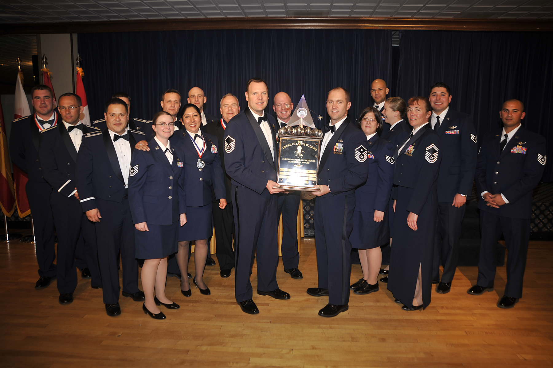 Superior Space Operational Leadership Awards presented > Peterson and ...
