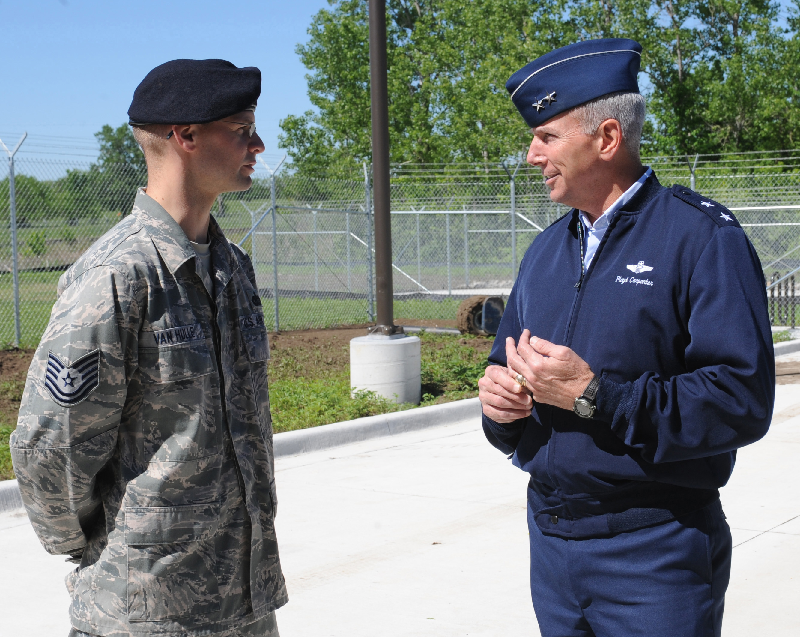 Eighth Air Force commander visits Whiteman