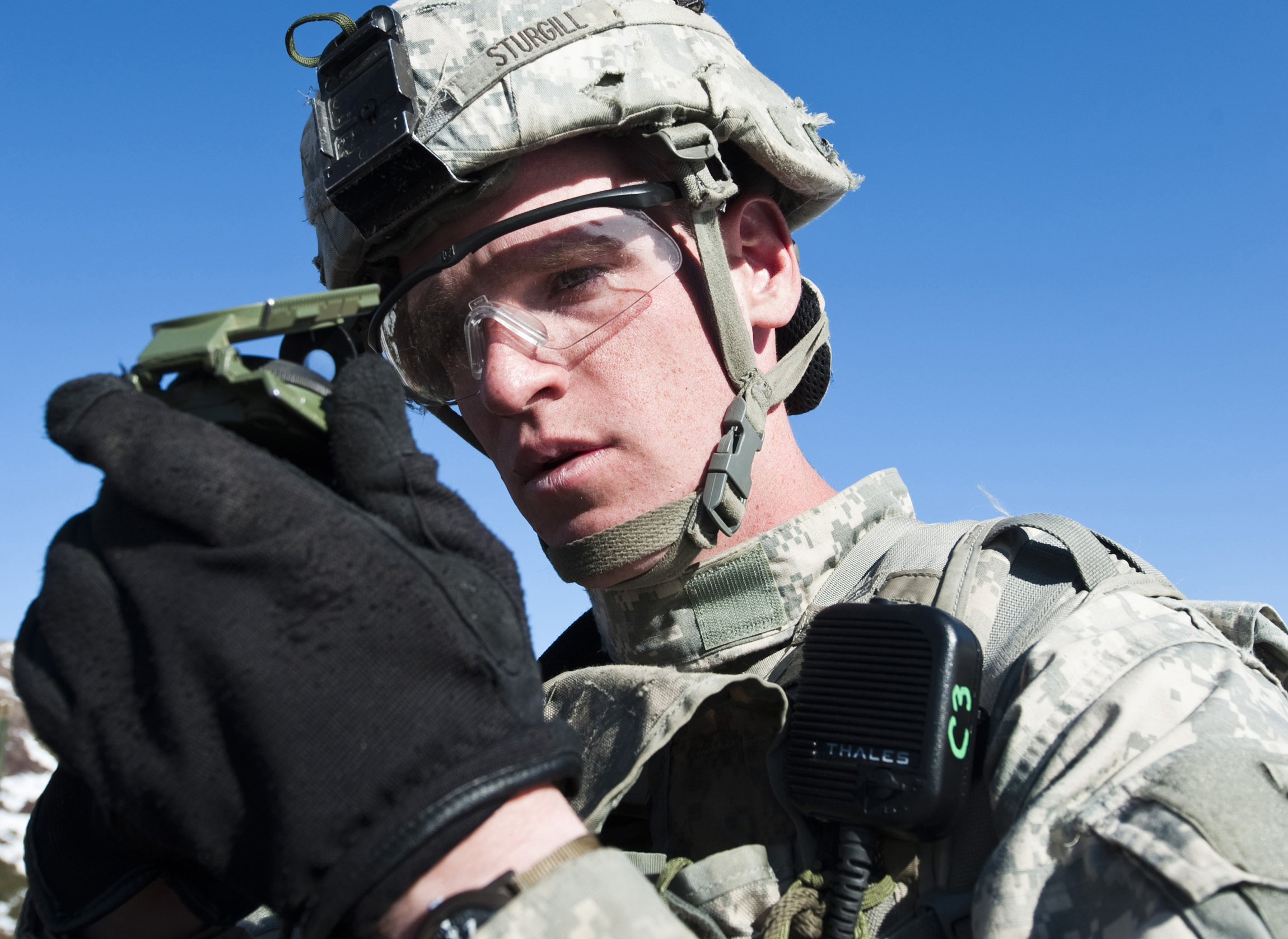 Geronimo Soldiers participate in air raid