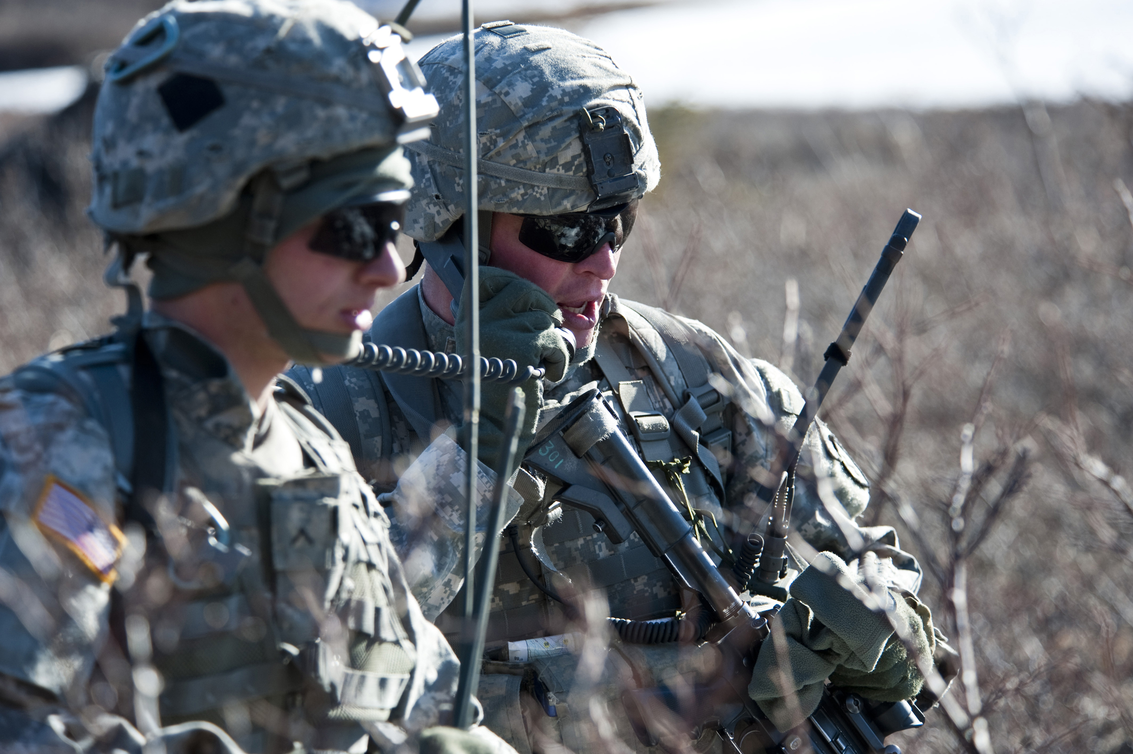 Geronimo Soldiers participate in air raid