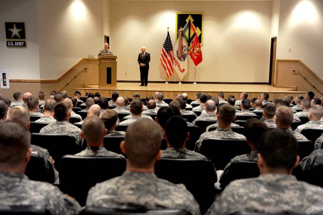U.S. Army Brig. Gen. David Phillips, commandant of the U.S. Army ...