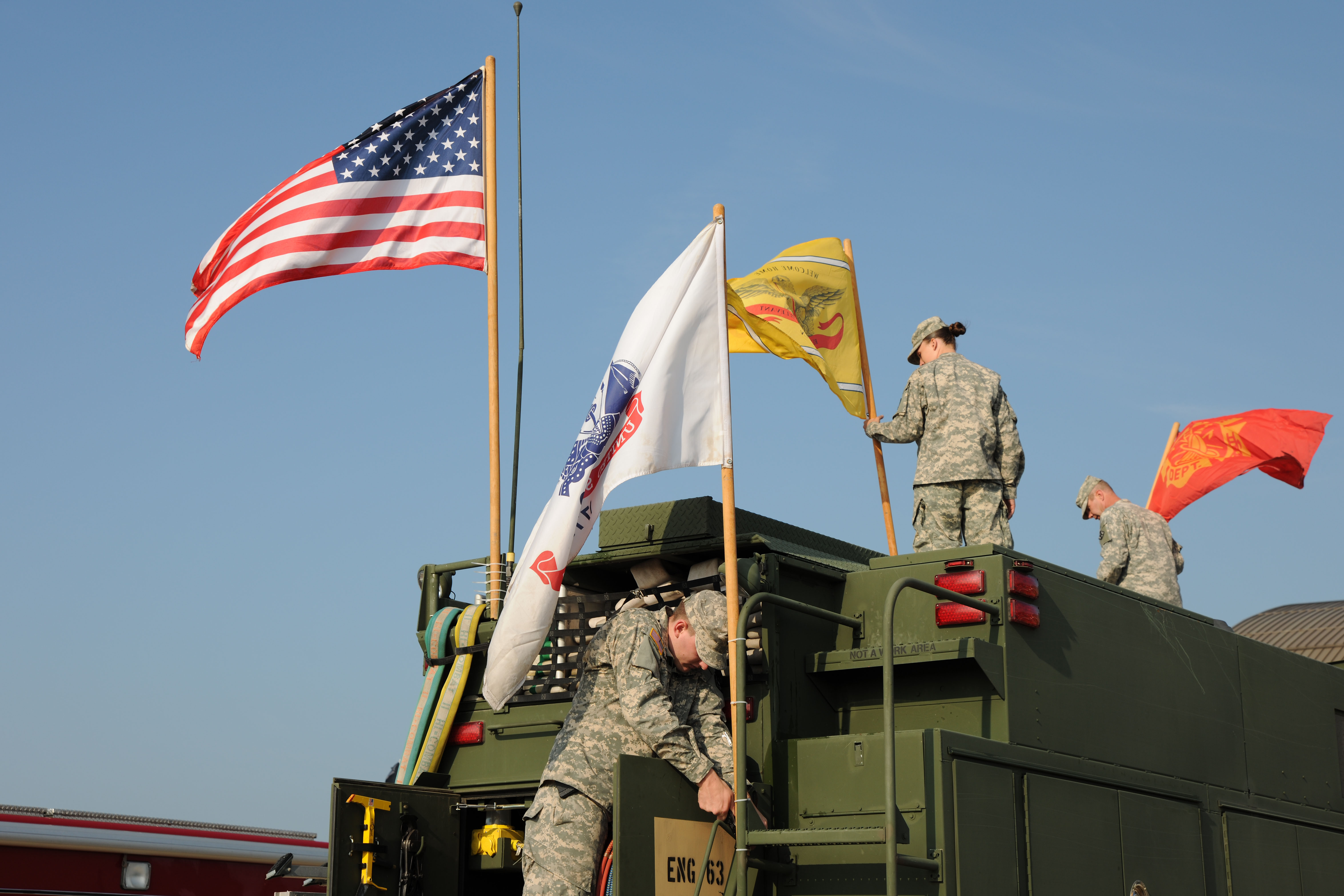 The 2011 Joint Service Open House in full swing