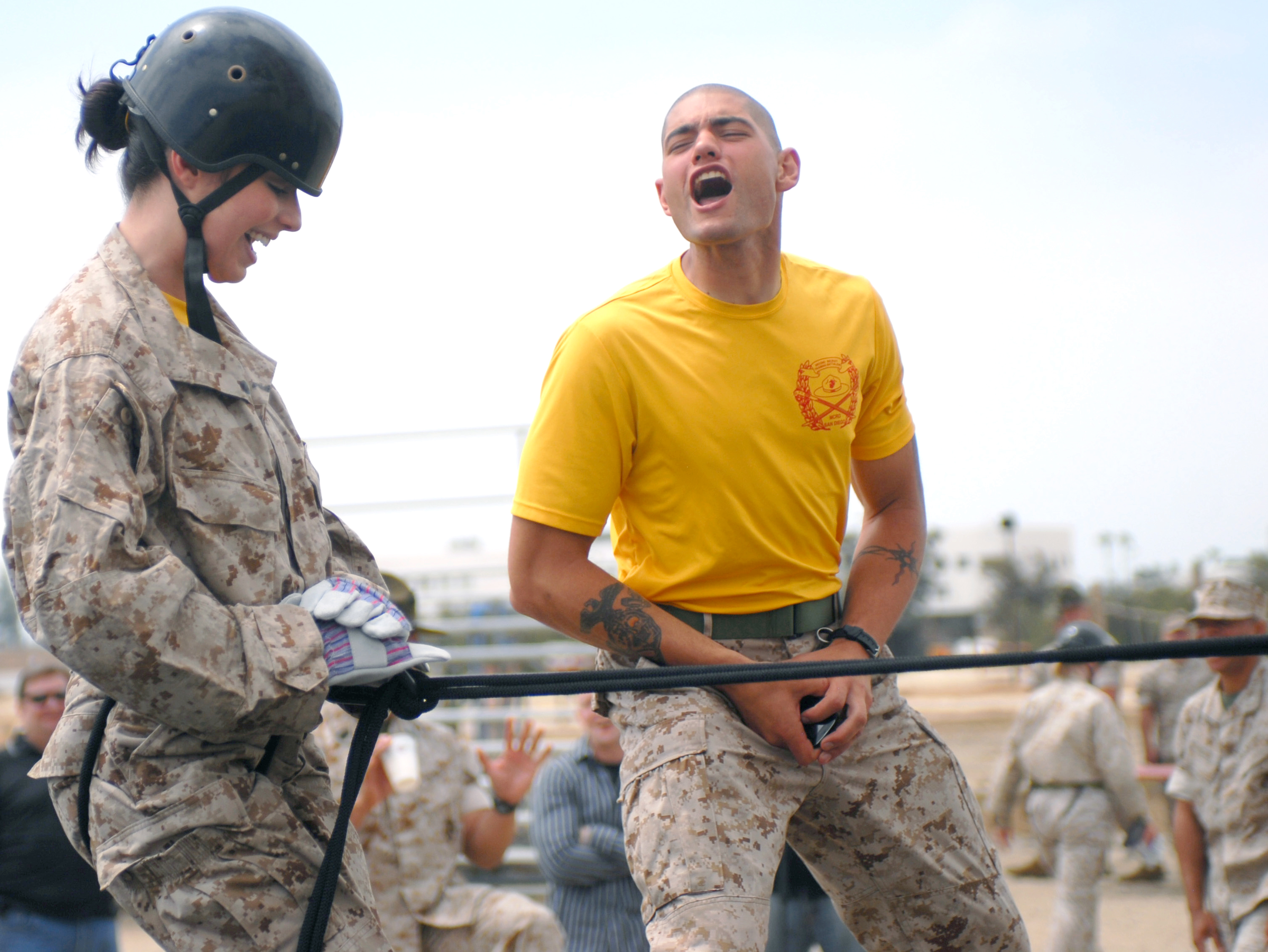 Depot wives experience day in recruit’s shoes > Marine Corps Training ...