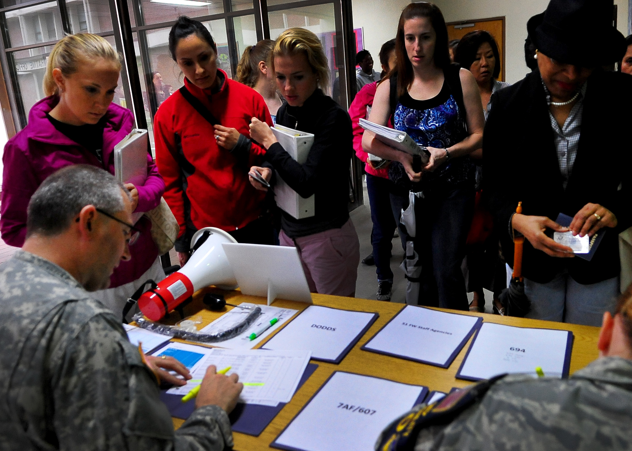 Courageous Channel tests service members, non-combatants > Osan Air ...