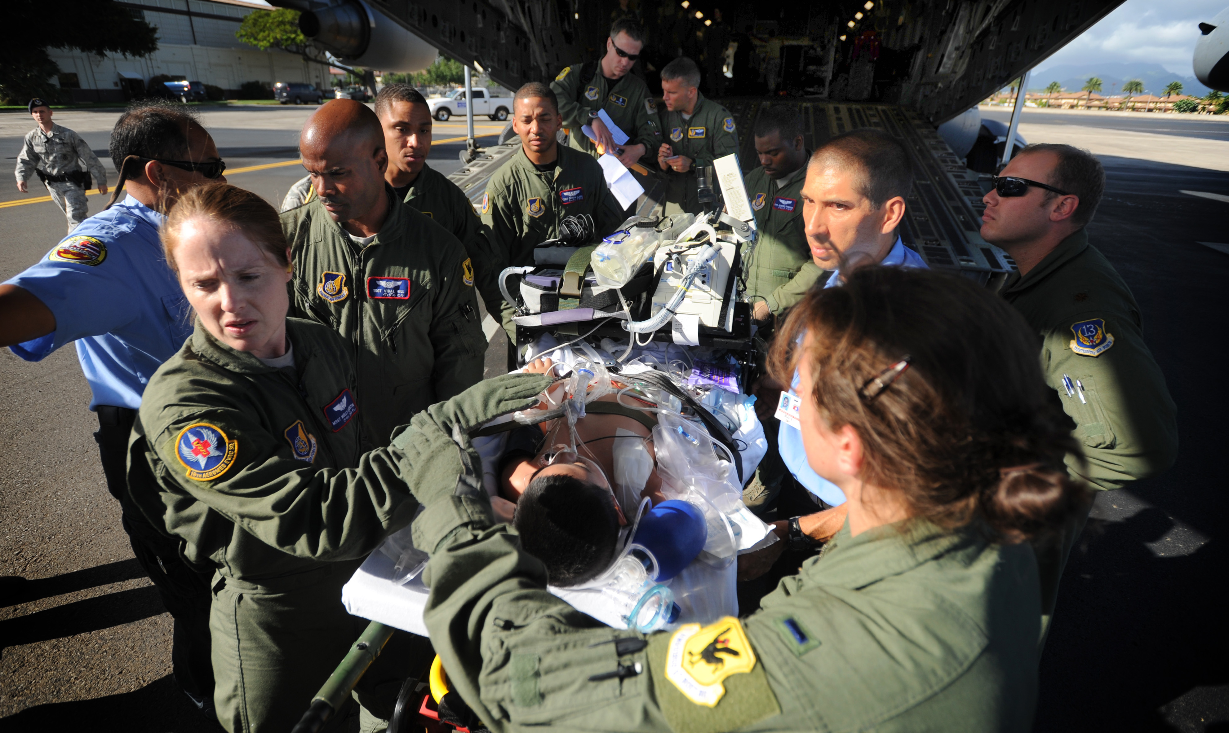 PACAF teams pull together to execute life-saving mission from American ...