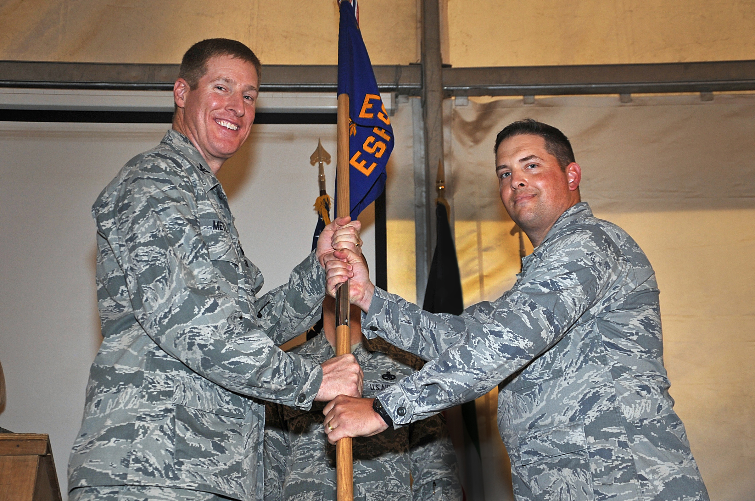 387th ESPTS change of command