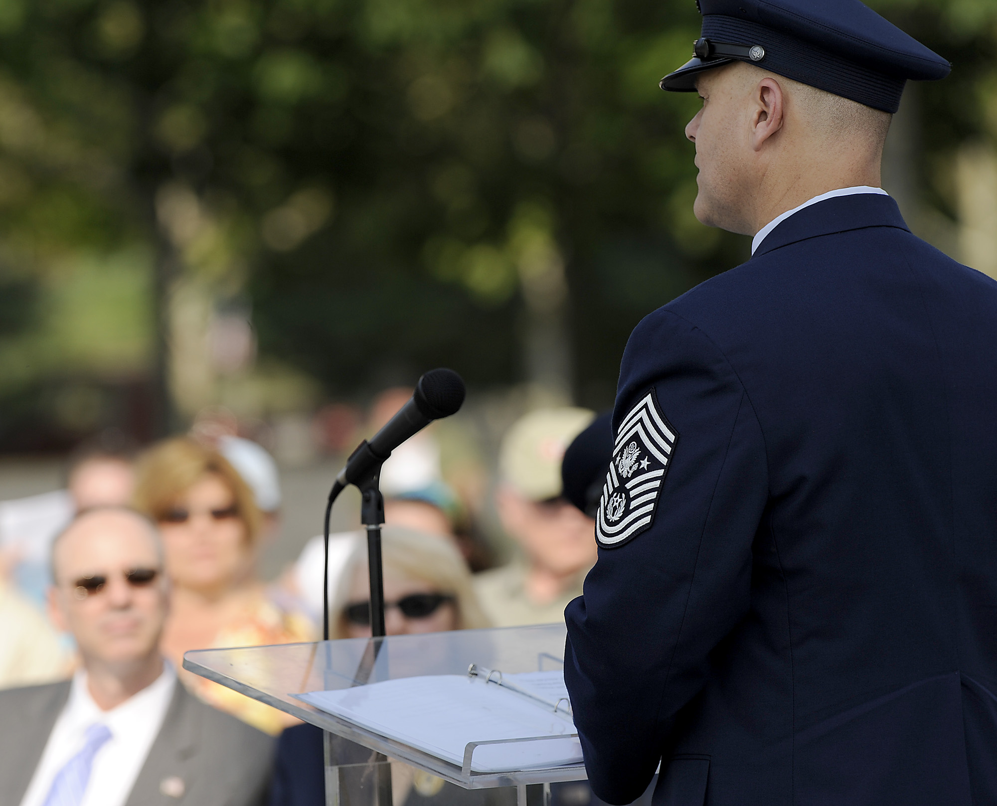 Chief Roy honors the fallen > Air Force > Article Display