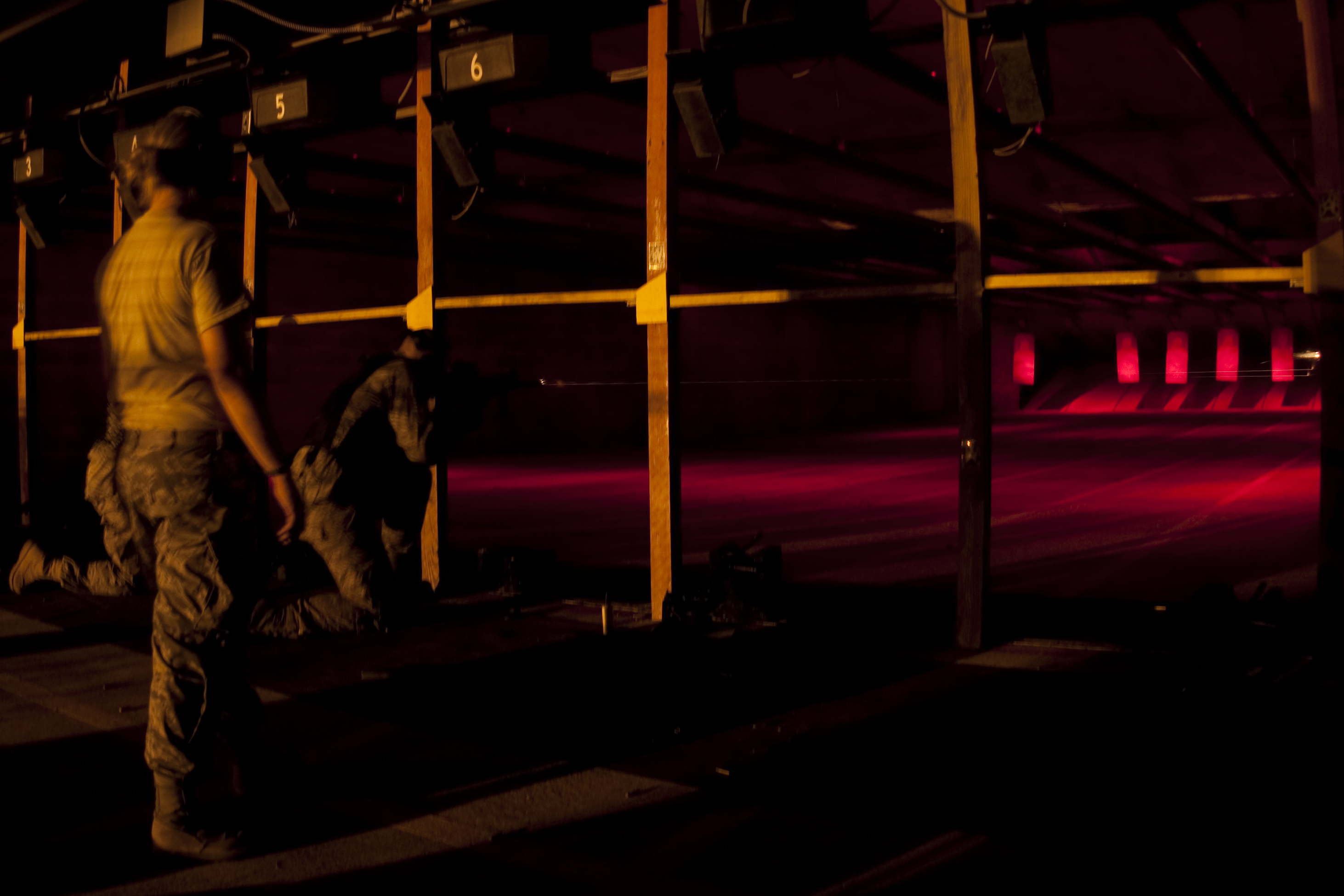 Into the night, Security Forces light up the range > Grissom Air ...