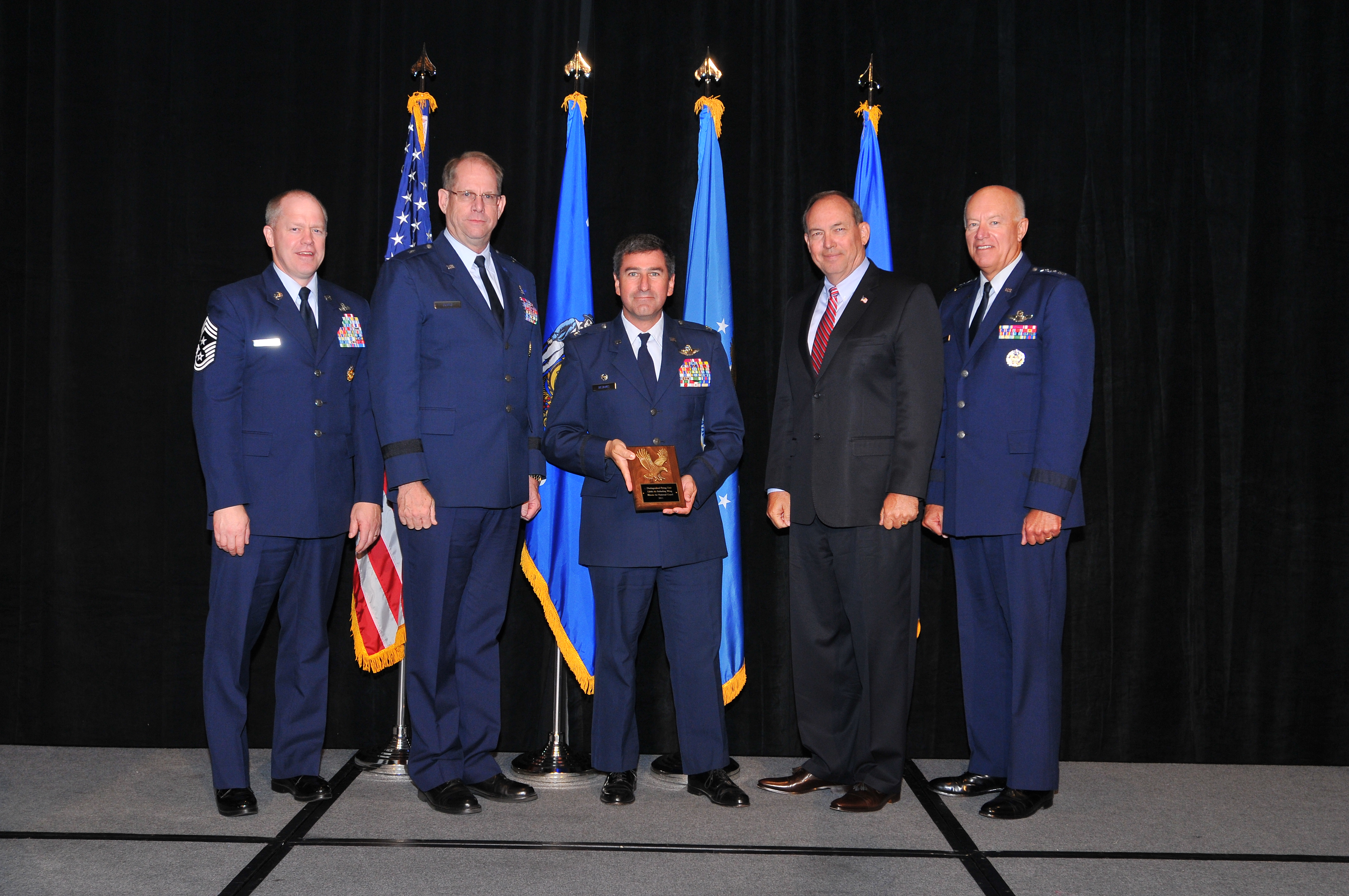 126th Air Refueling Wing receives the National Guard Association of the ...