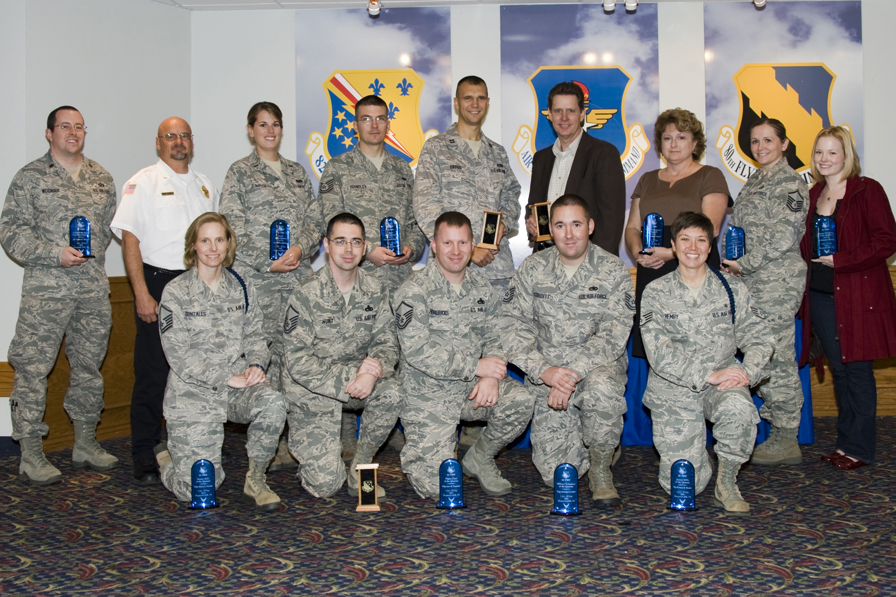82nd Training Wing Quarterly Awards