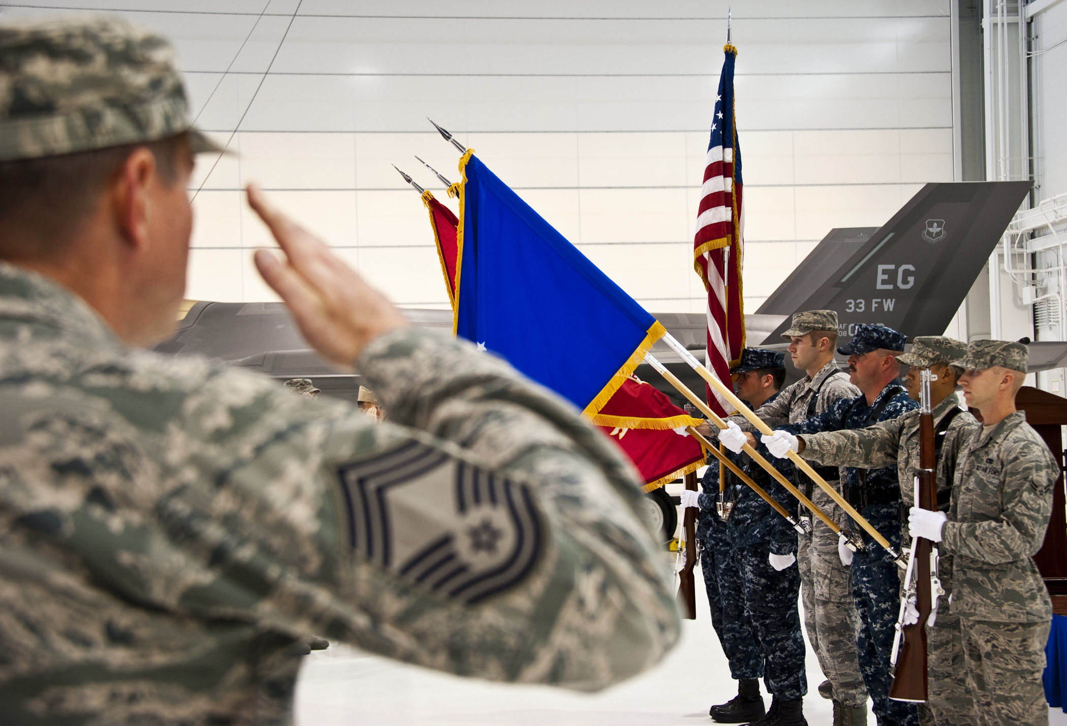 Joint color guard