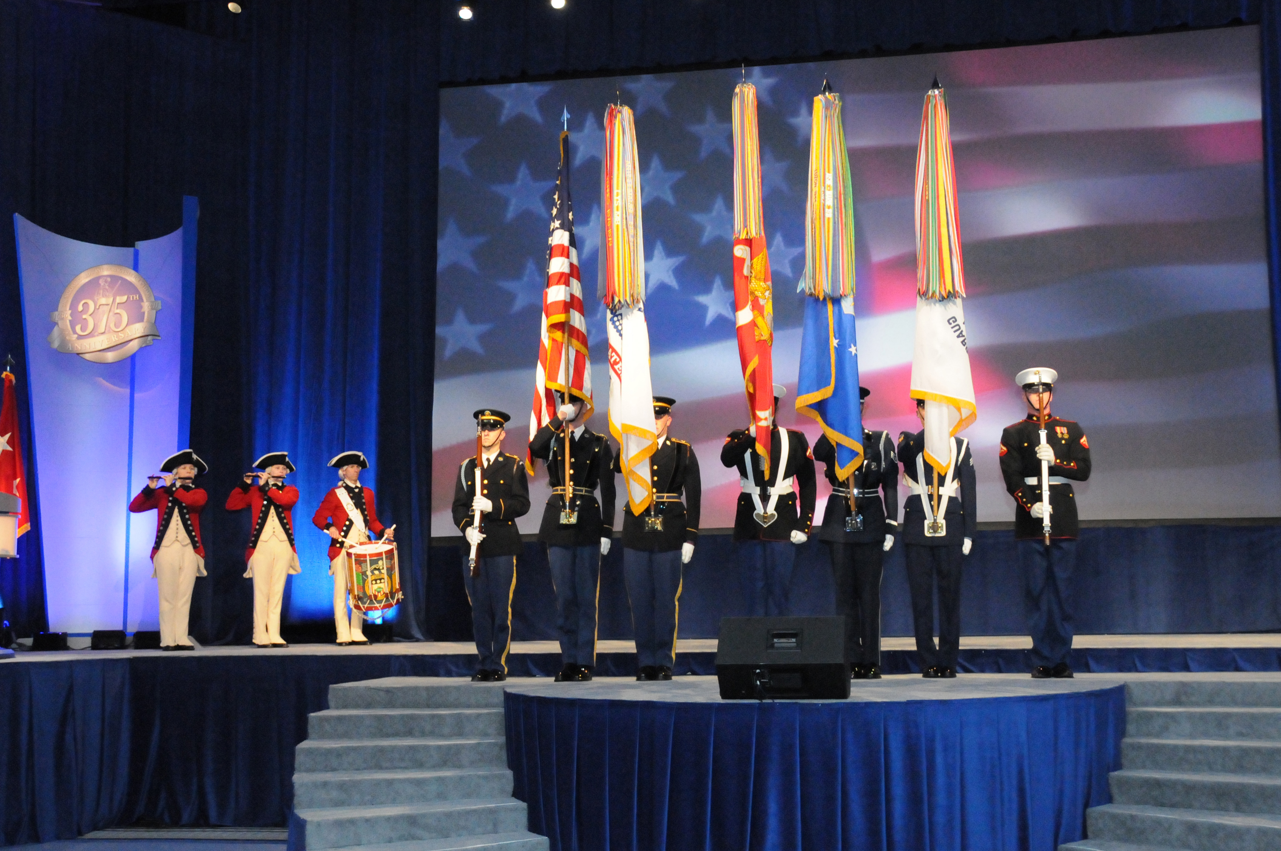 Presentation of the colors was performed during the opening ceremony of ...
