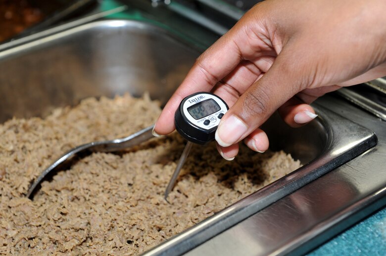 Public Health team performs food inspection > Pacific Air Forces ...