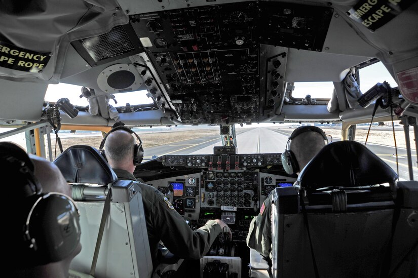 First KC-135 returns home after almost one year: Runway reconstruction ...