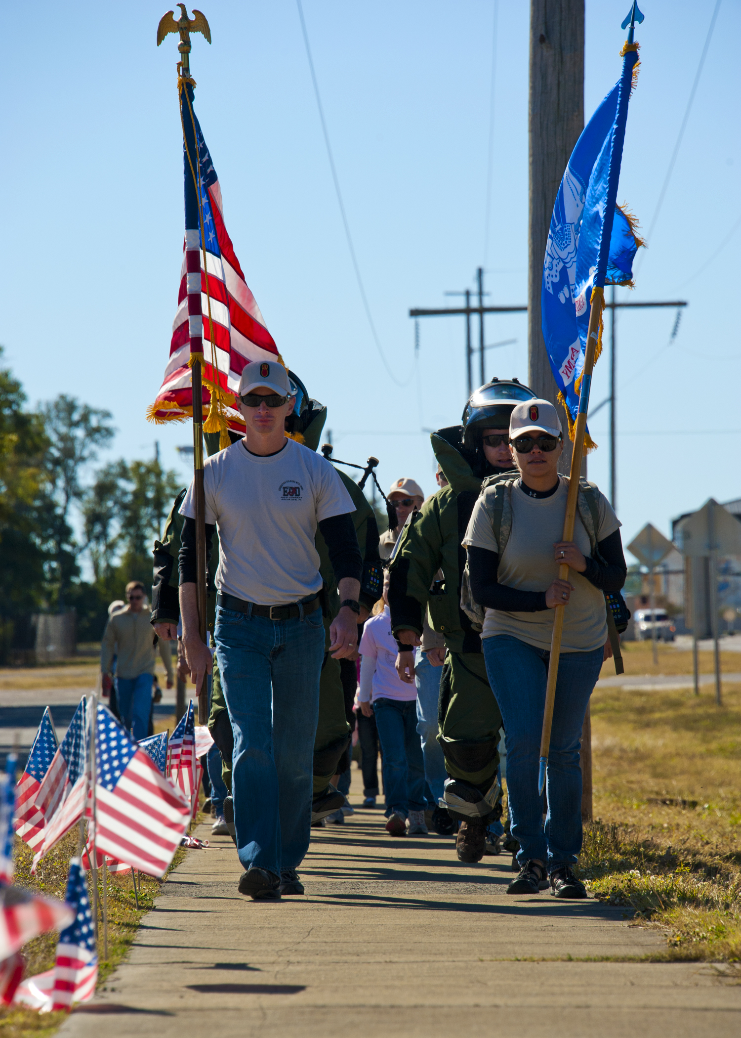 Army EOD Veteran's Day walk
