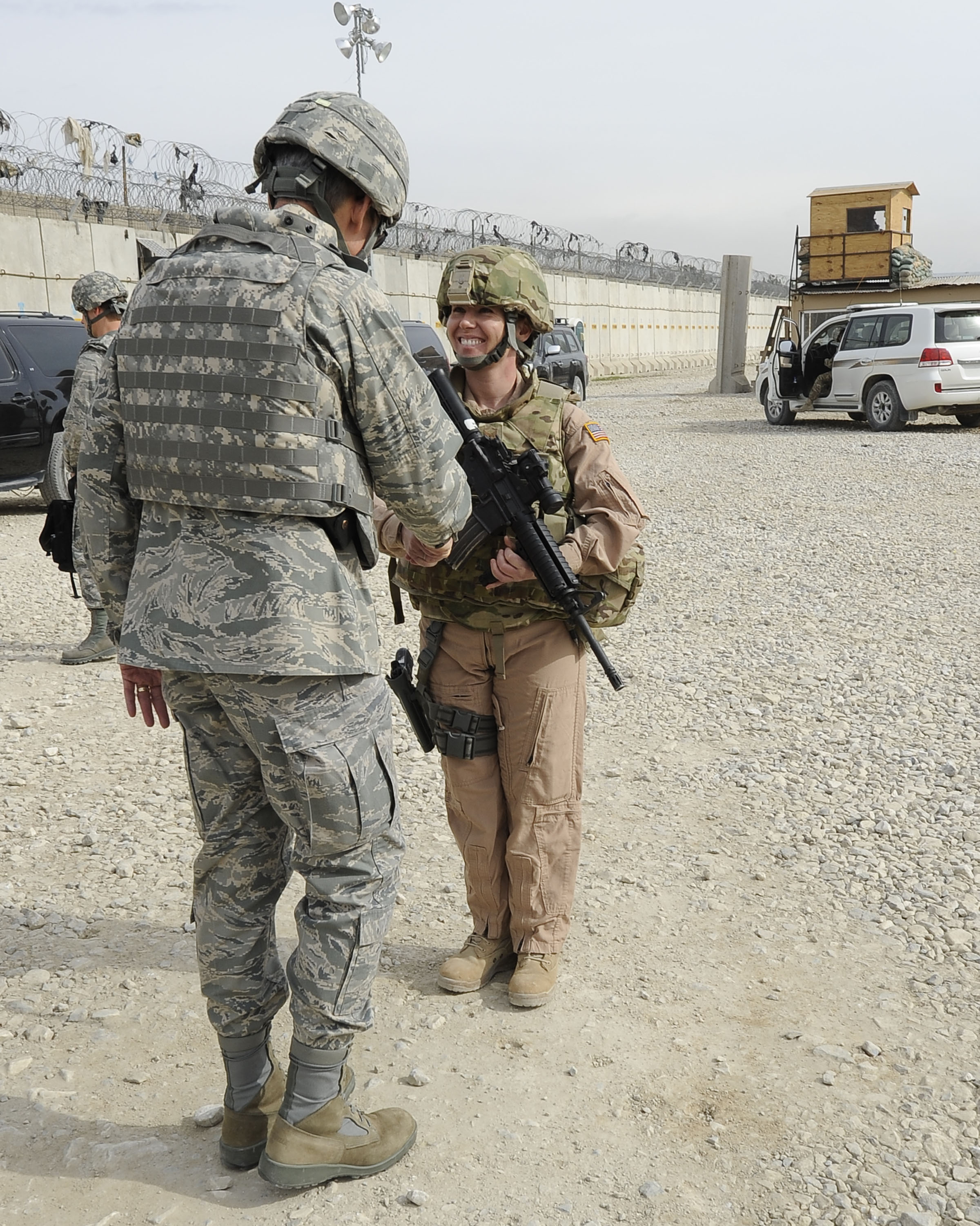 Air Force Chief of Staff visits Bagram Airfield