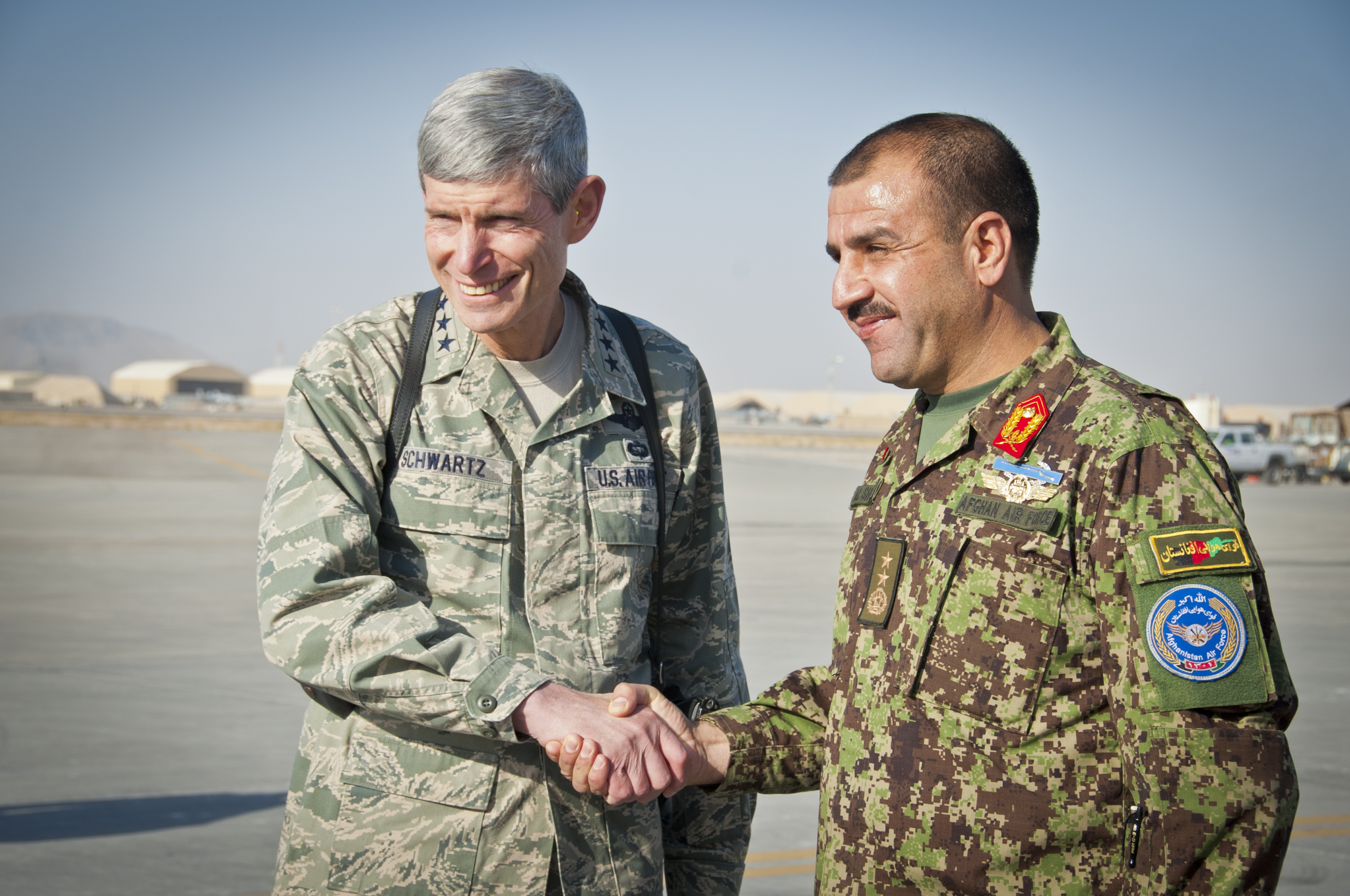 CSAF Visits Kandahar Airfield Airmen