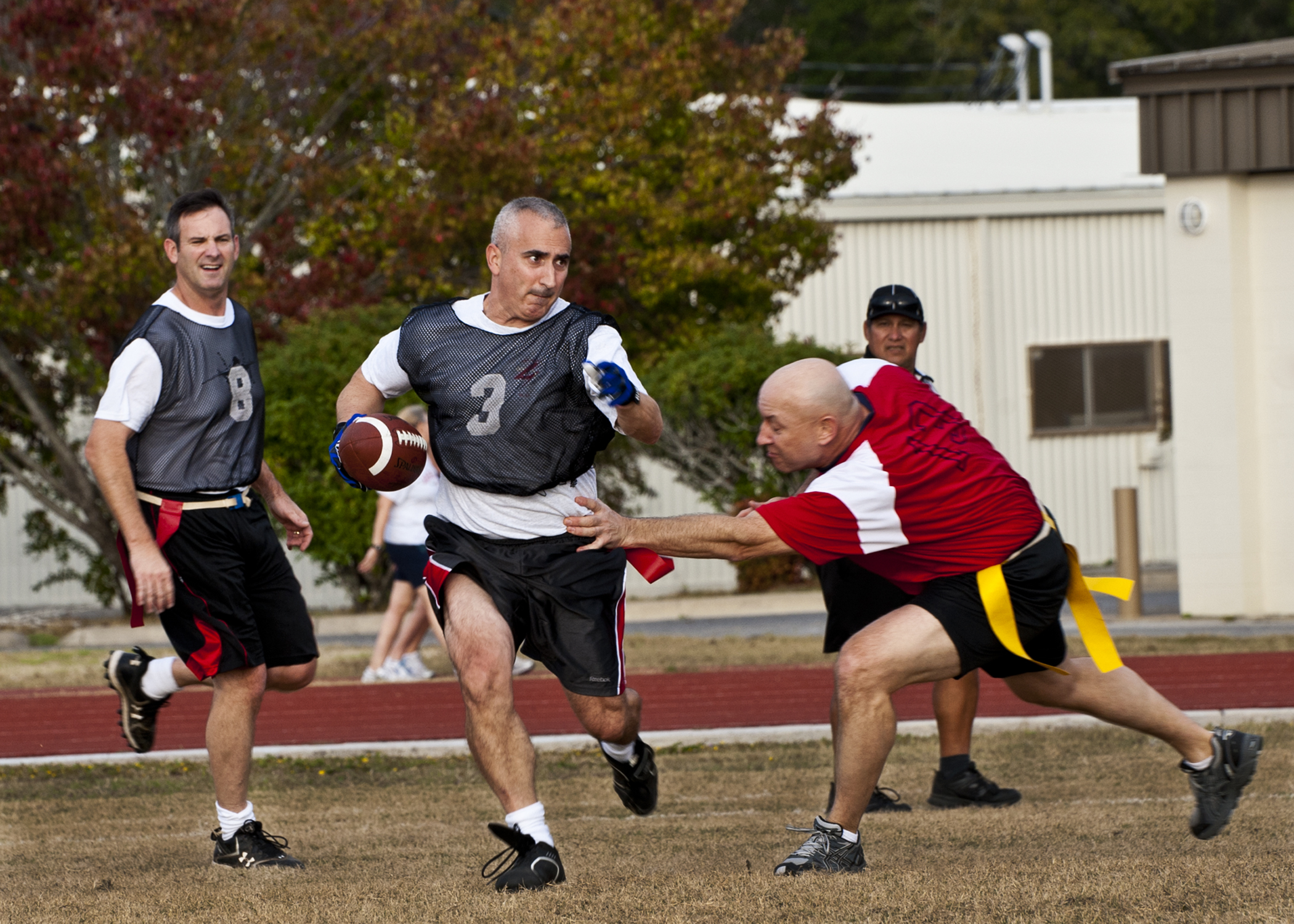 Eagles down Chiefs in annual football brawl > Eglin Air Force Base ...