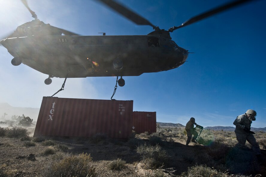 820th RED HORSE Sling Load Operation