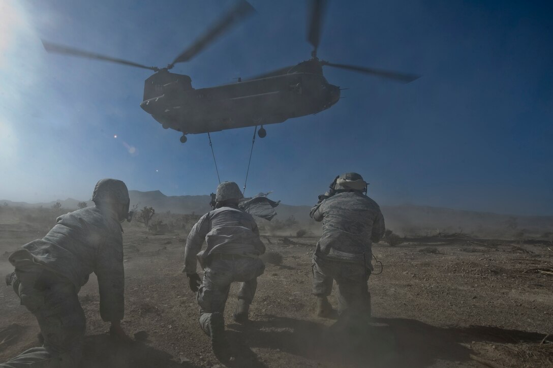 820th RED HORSE Sling Load Operation