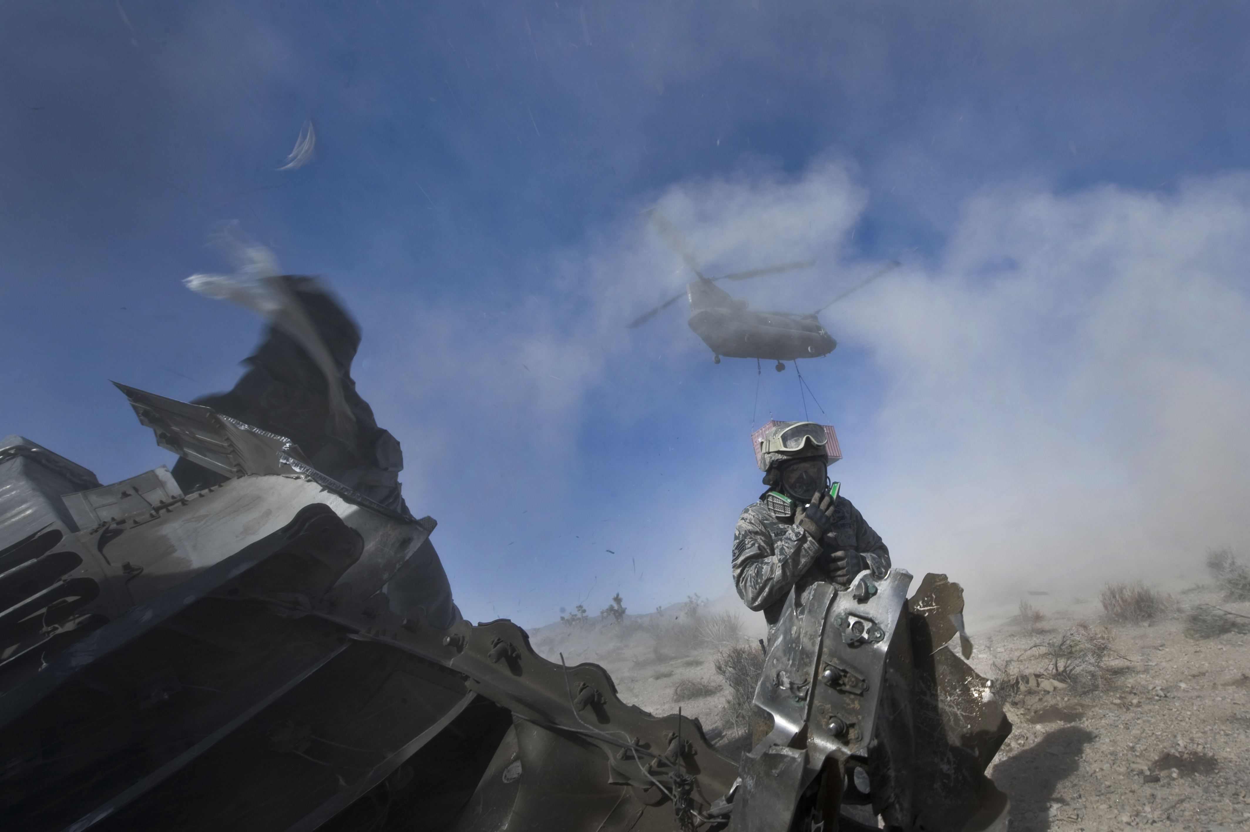 Nellis Airmen clean-up F-15 crash site > Air Force > Article Display