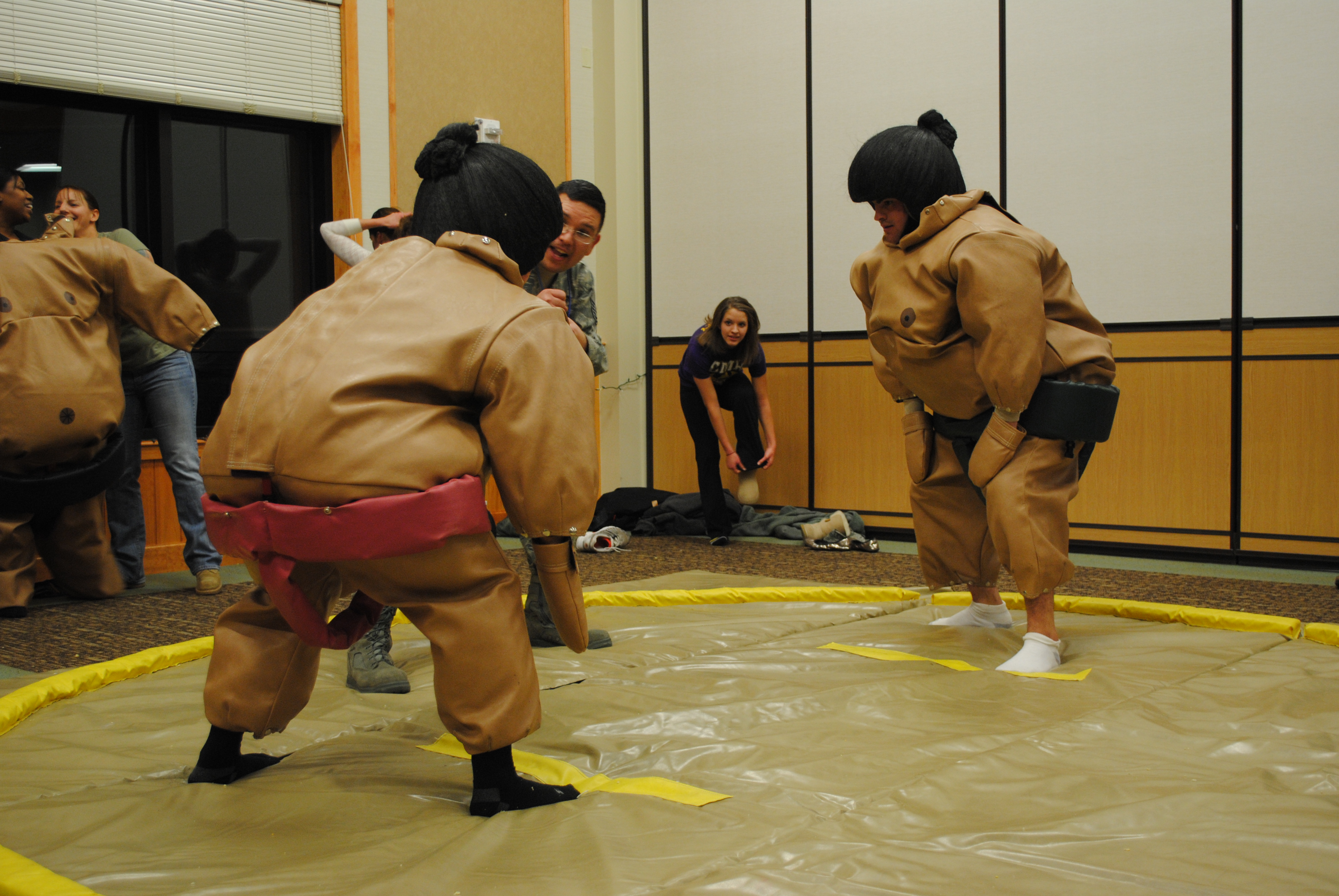 Sumo skills tested during Sports Night > Malmstrom Air Force Base ...