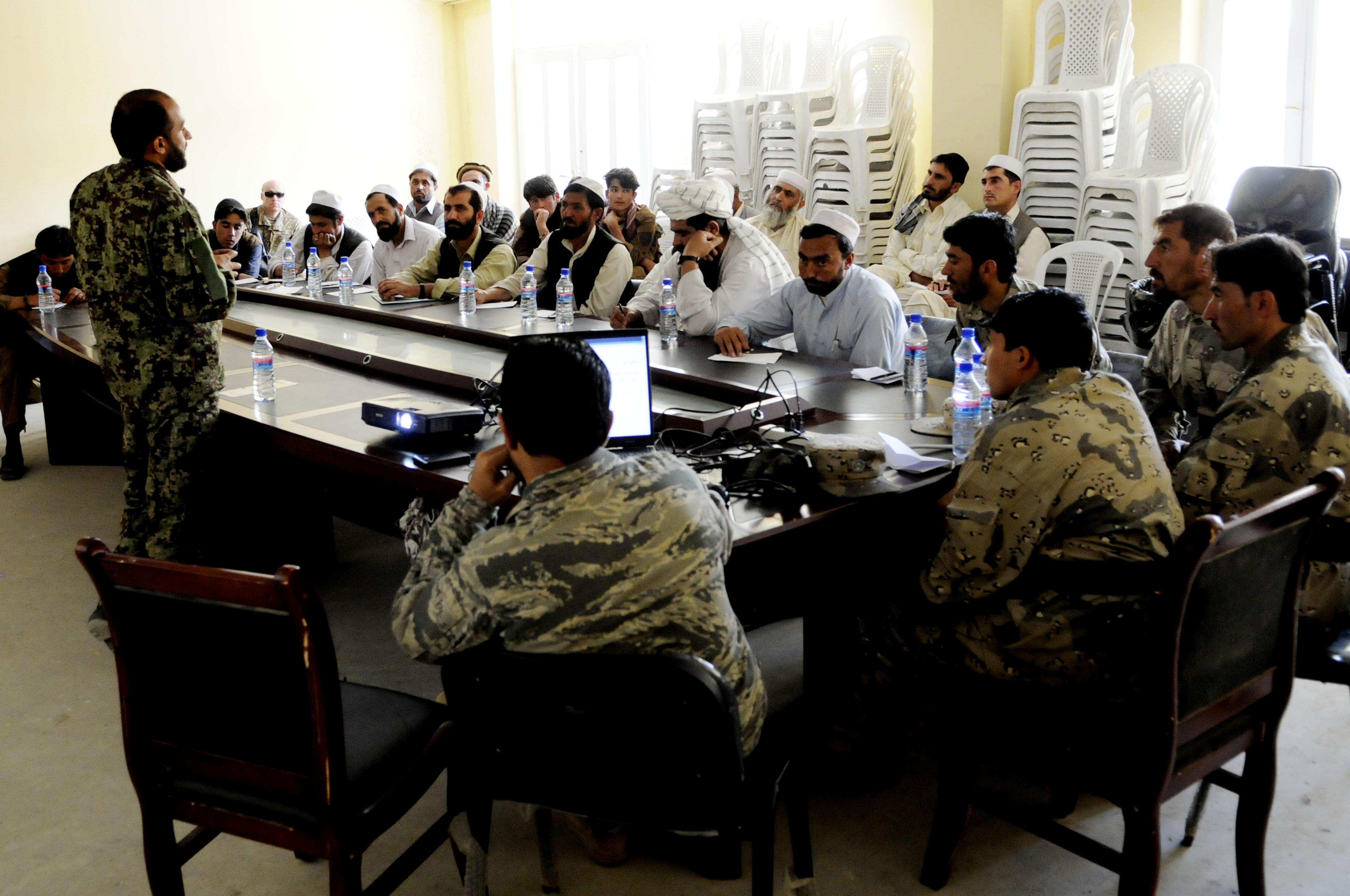 ANA, coalition forces train Jaji district providers > U.S. Air Forces ...