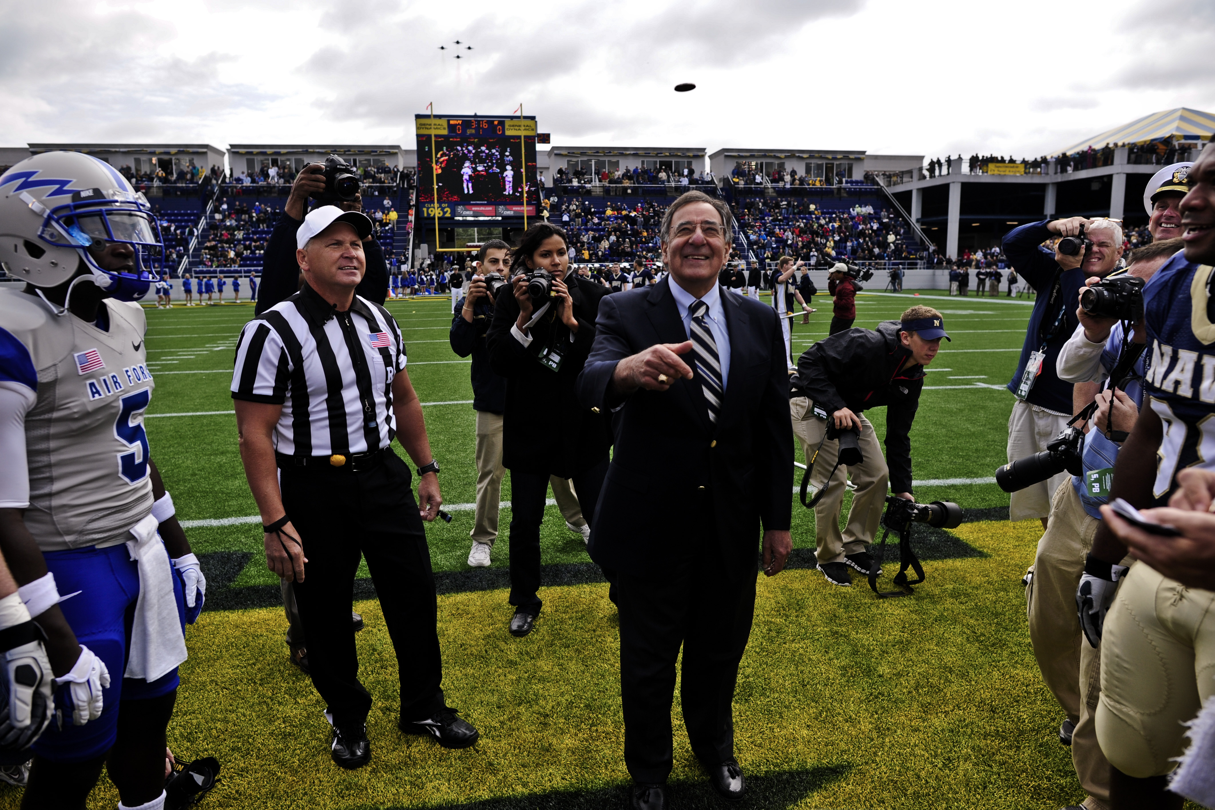 Defense Secretary Leon E. Panetta conducts the Ronald Reagan Centennial ...