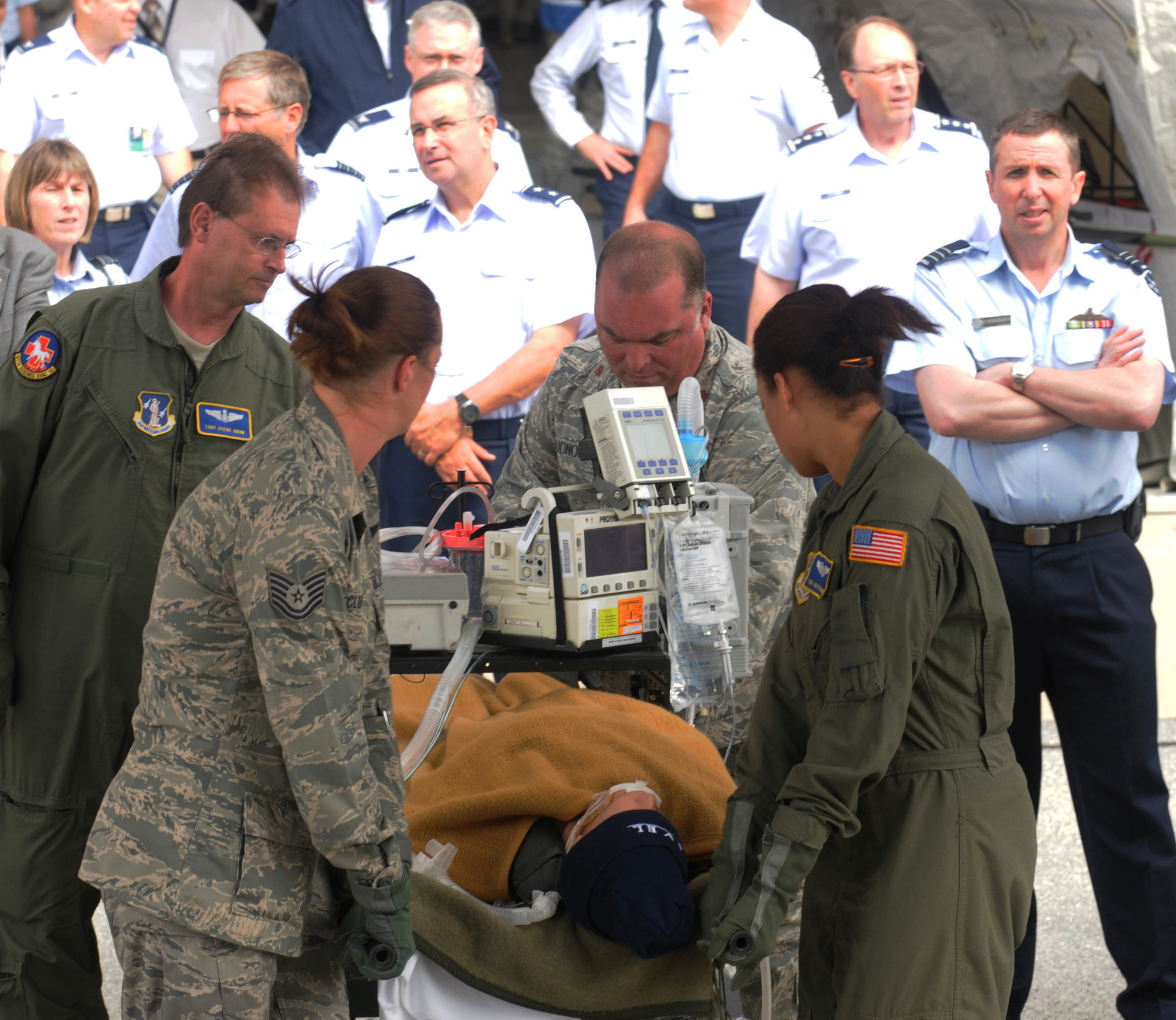 The Critical Care Air Transport Team, a combined Air National Guard ...