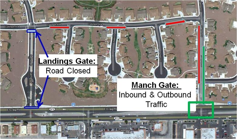 Upcoming Nellis Landings gate closure > Nellis Air Force Base > News