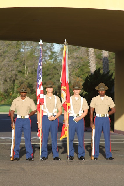 Colors ceremony more than pomp, circumstance > Marine Corps Training ...