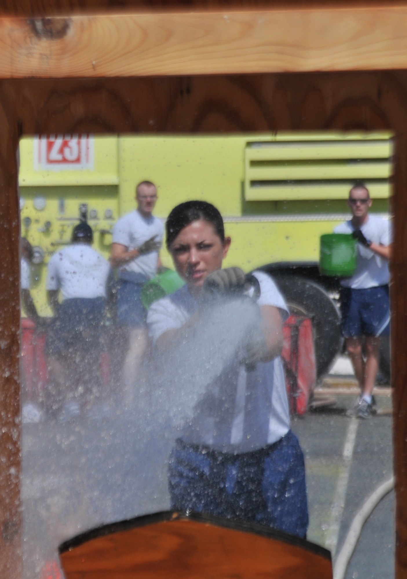 Airmen, Soldiers extinguish flames at fire muster > U.S. Air Forces ...