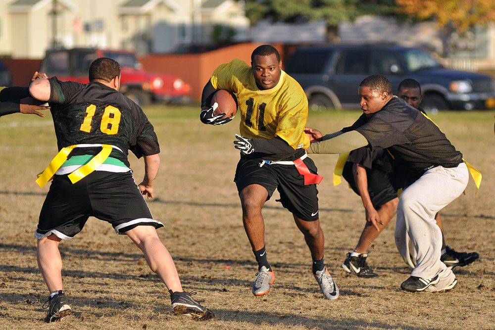 Champions: 56th Engineers take flag football crown > Joint Base ...