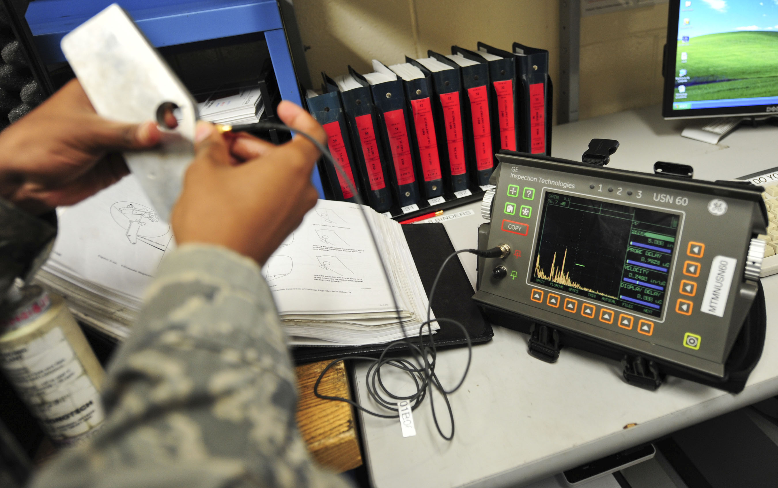 NDI looks below the surface > Moody Air Force Base > Display