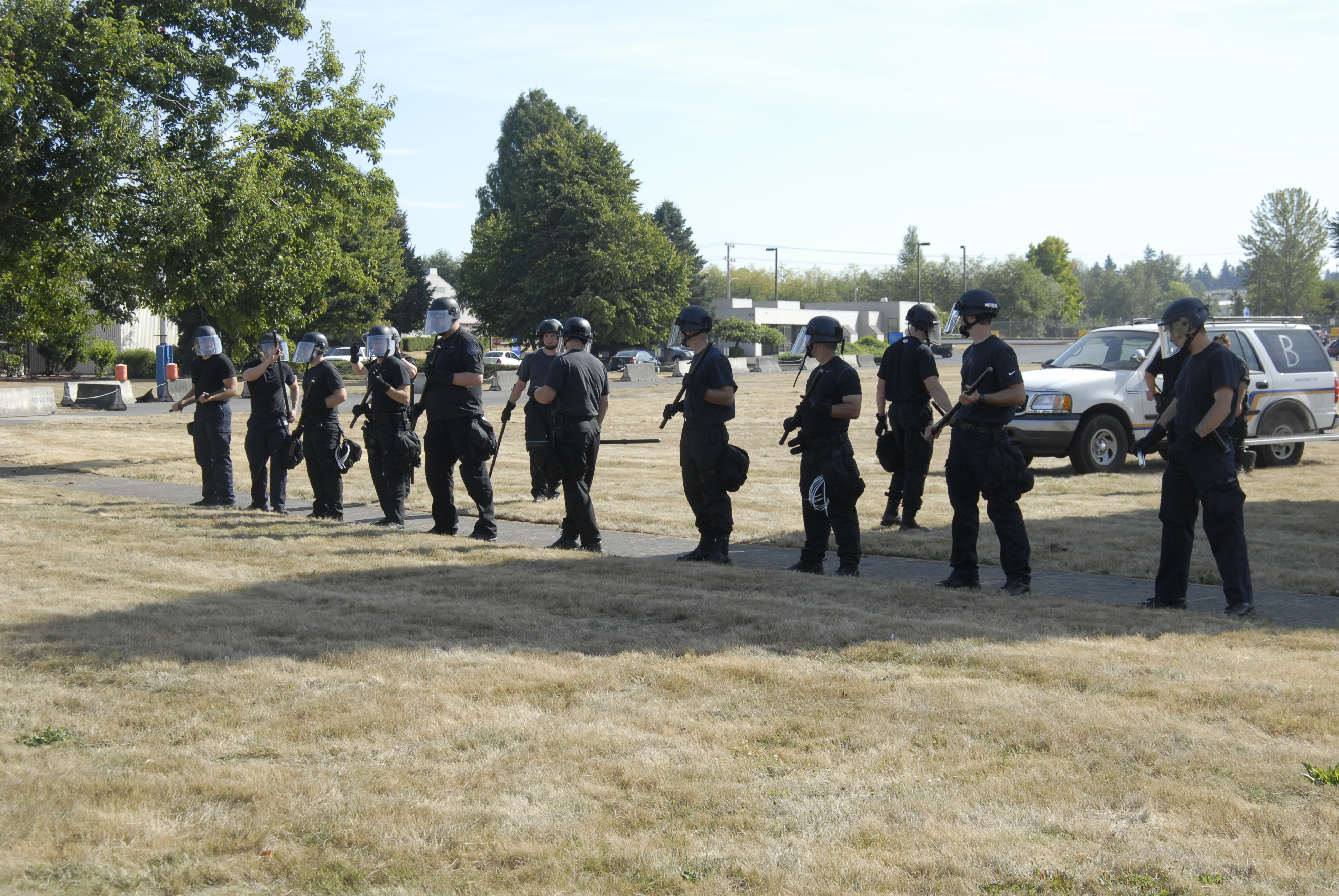 Security Forces Teams with Portland Police for Crisis Management ...