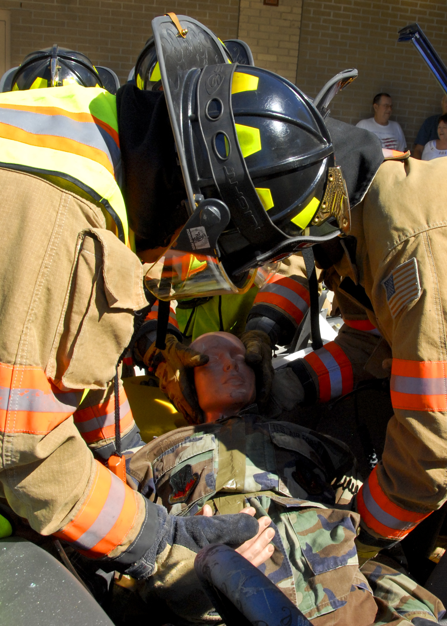 Firefighters 'raise the roof" with jaws-of-life demo > Eglin Air Force ...