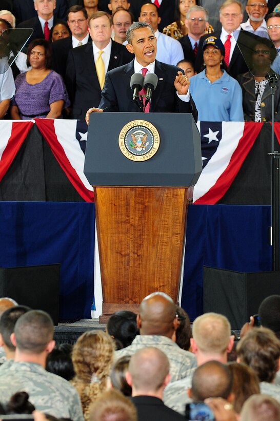 President, First Lady visit Langley