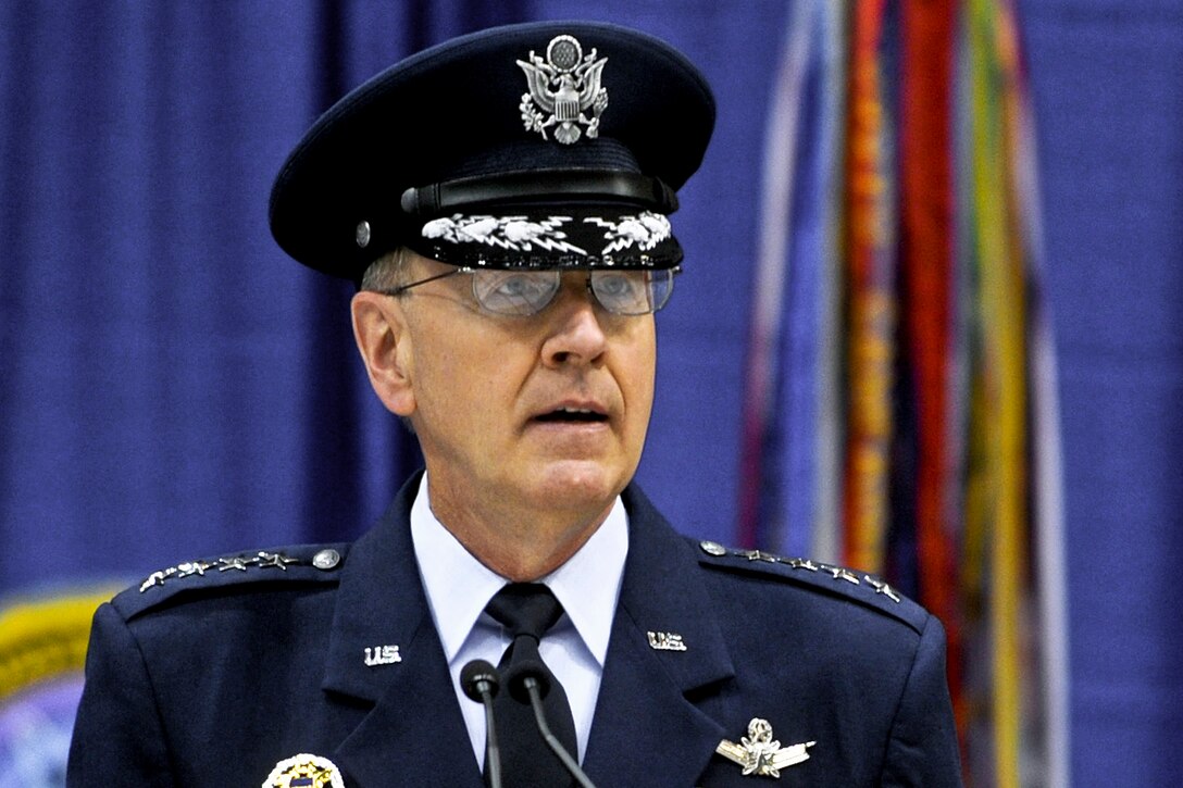 File photo of U.S. Strategic Command Commander Gen. C. Robert Kehler as ...