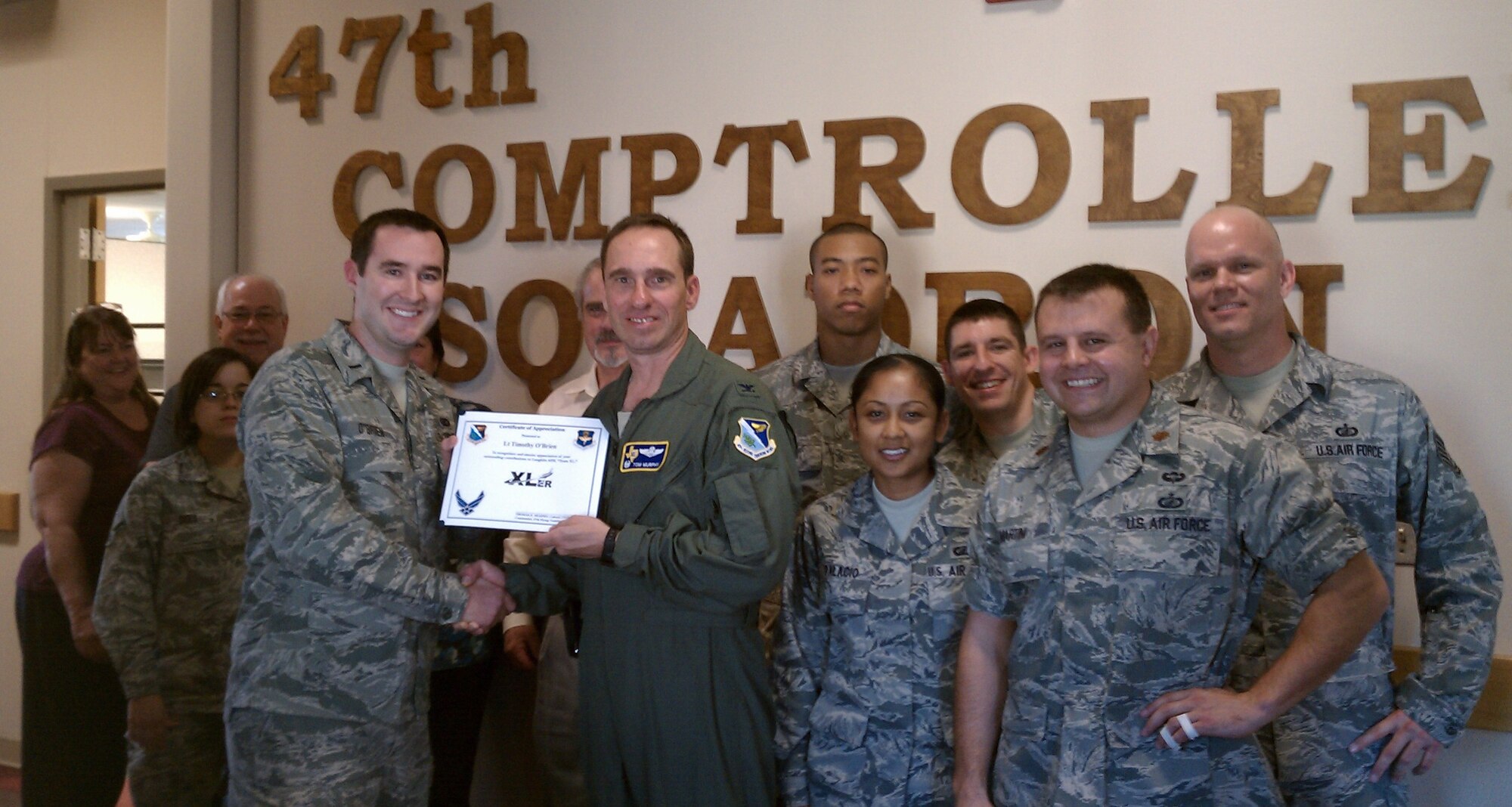 Laughlin XLer -- 1st Lt. Tim O'Brien > Laughlin Air Force Base > Display