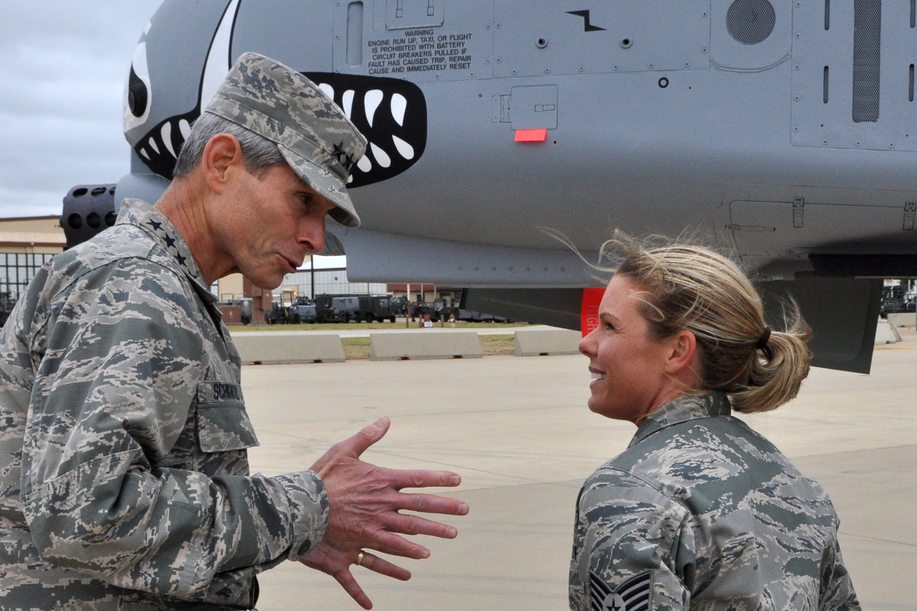 General Schwartz visits Barksdale